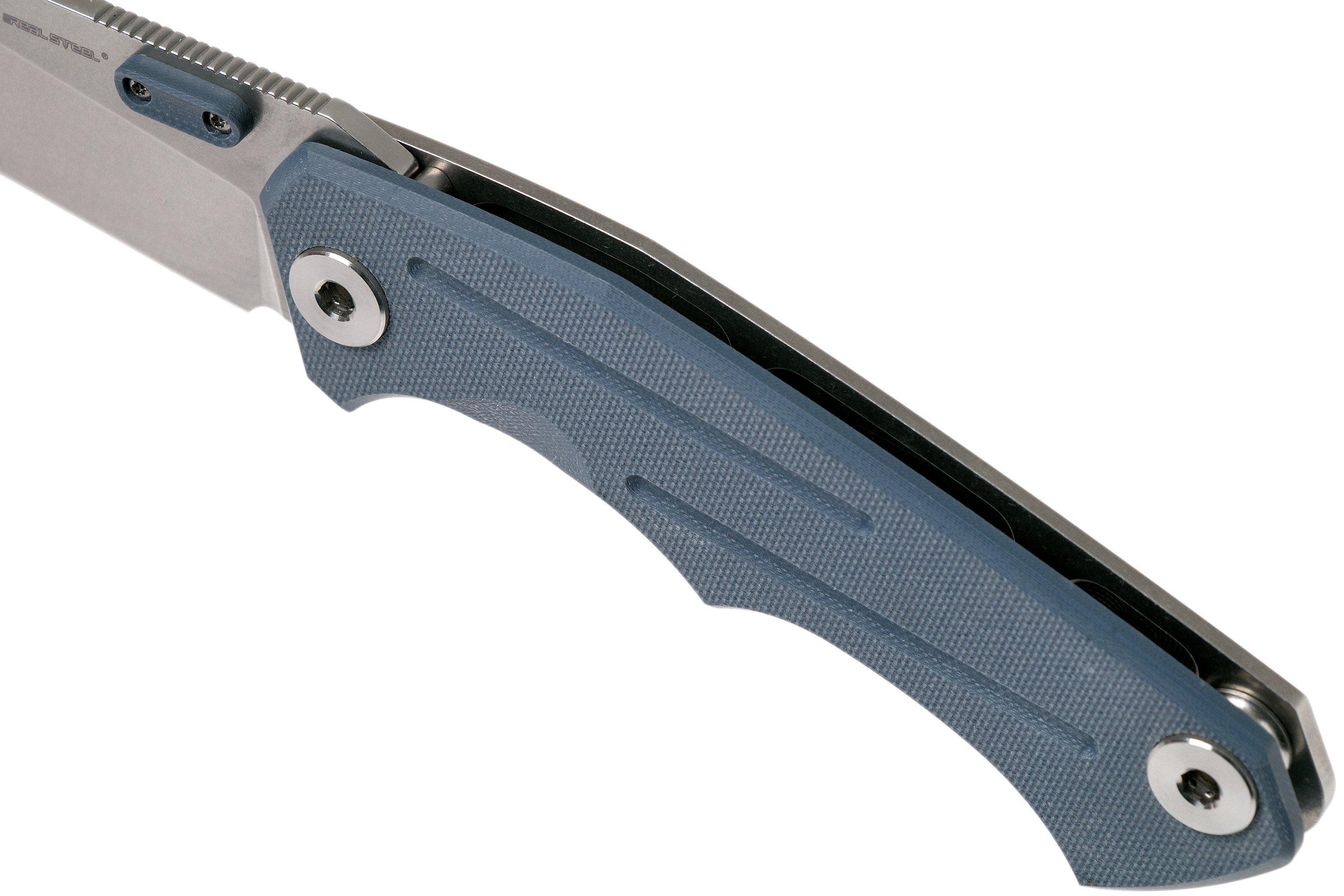 Real Steel Crusader 3701 Light Grey 7442 pocket knife, Poltergeist ...