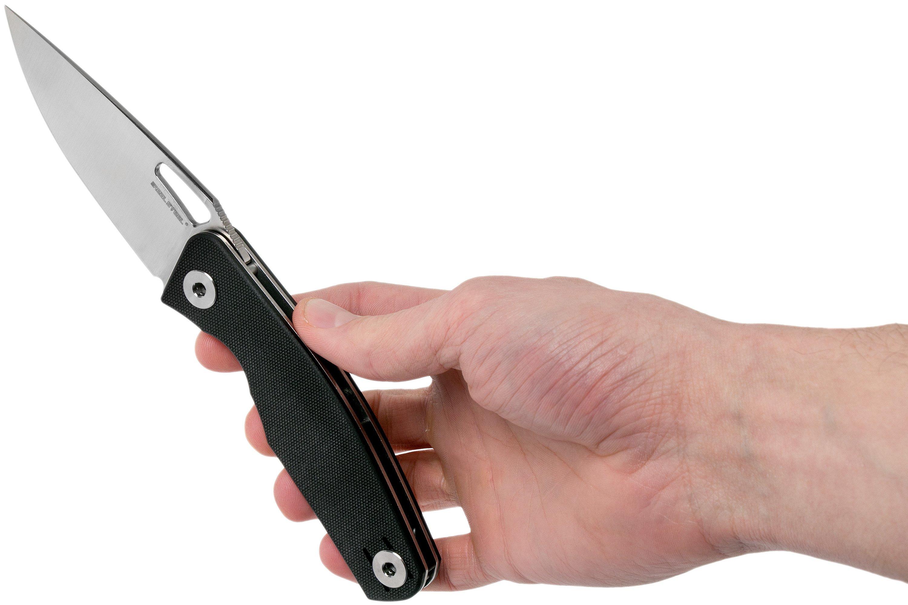 Real Steel Terra Black 7451 pocket knife, Poltergeist design ...