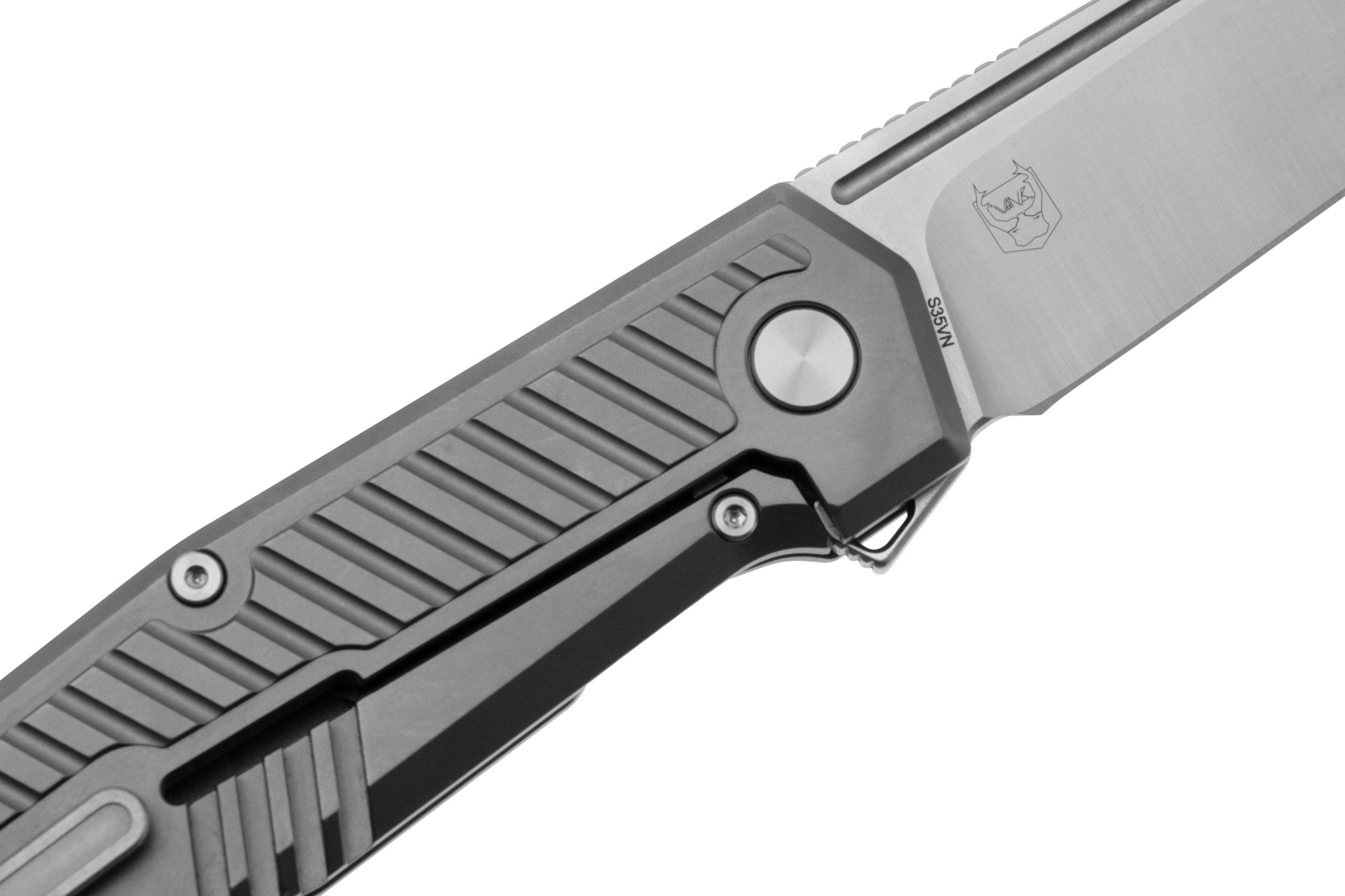 Real Steel Rokot 7645P Premium Frame Lock Flipper, Satin S35VN ...