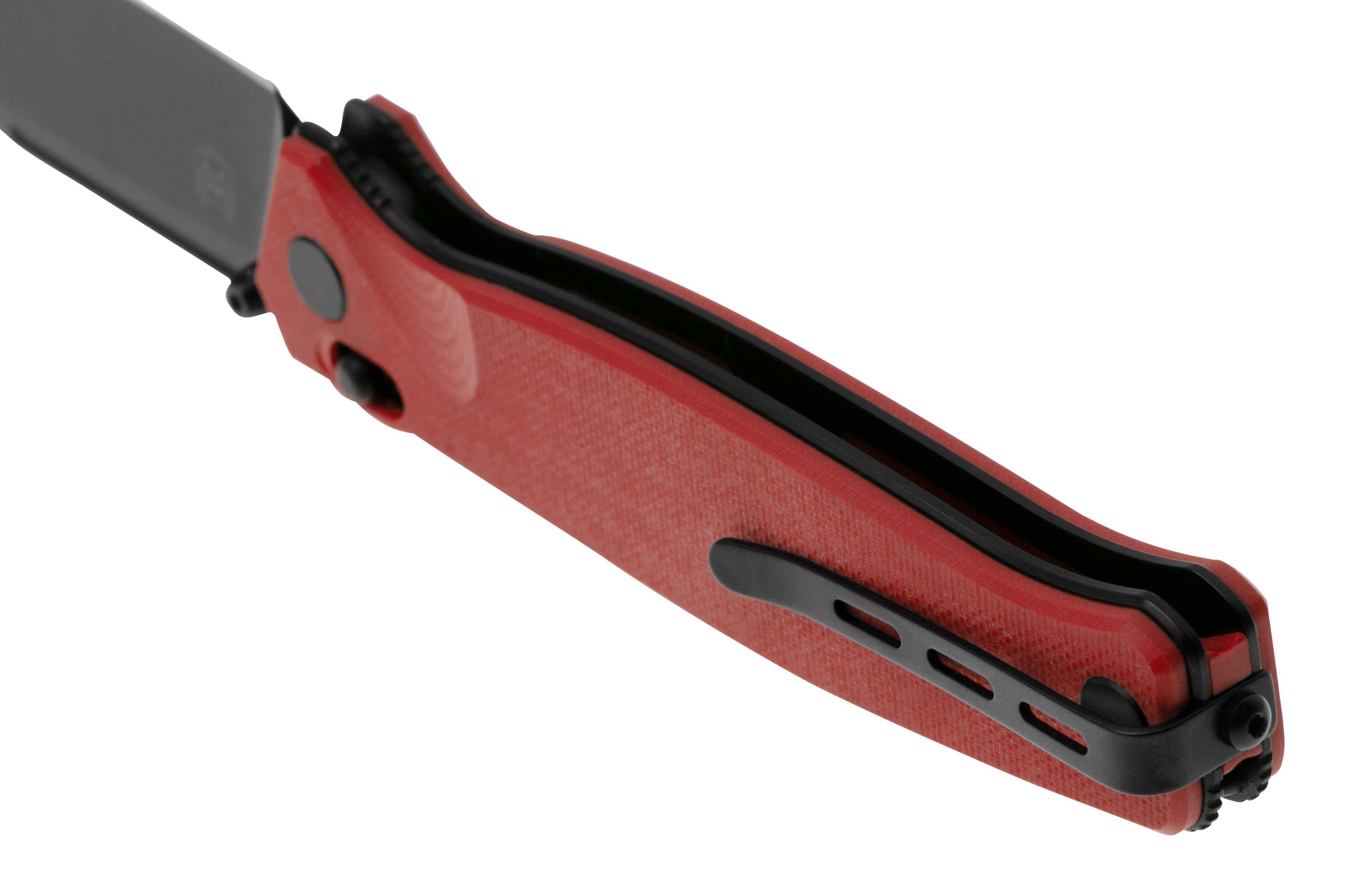 Real Steel Huginn 7652RB Black VG-10, Red G10, pocket knife ...