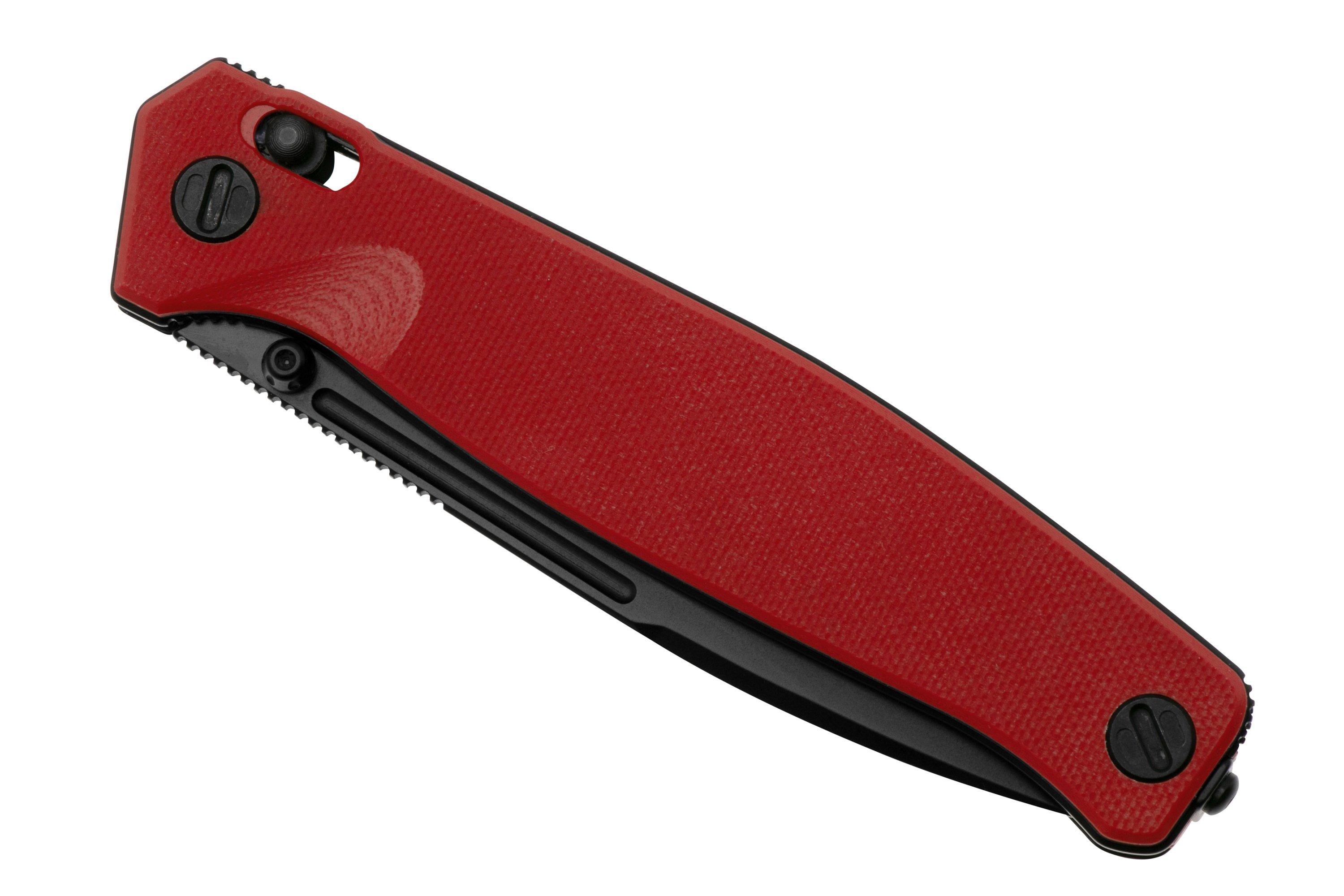 Real Steel Huginn 7652RB Black VG-10, Red G10, pocket knife ...
