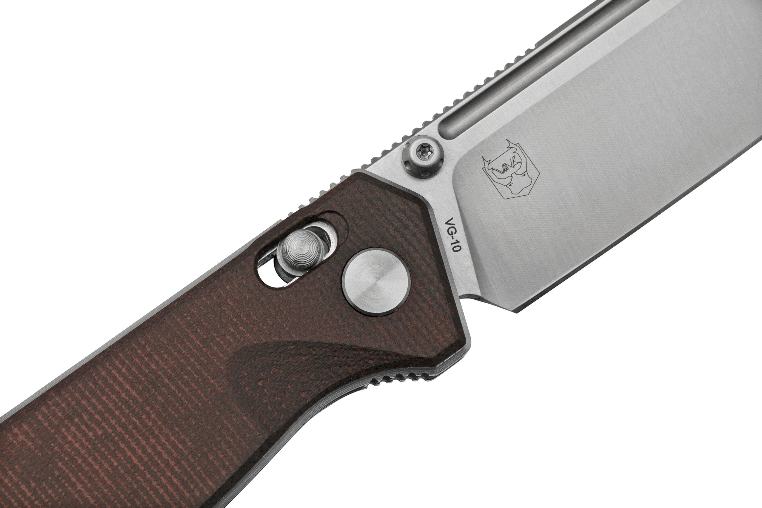 Real Steel Huginn 7653RM Red Micarta, Knivesandtools Exclusive pocket ...