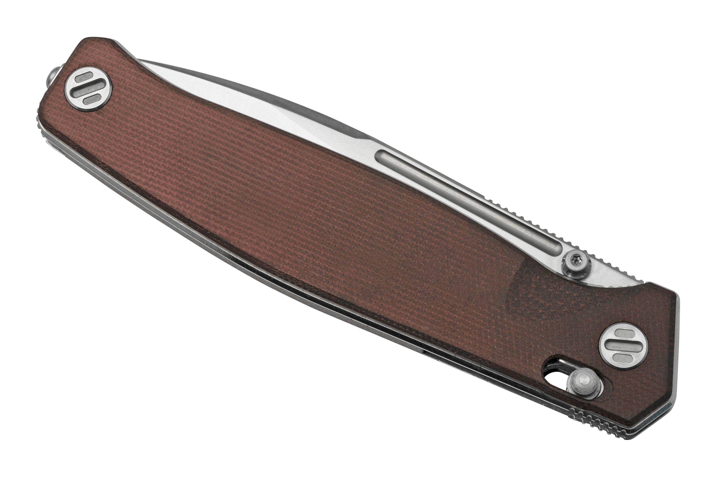 Real Steel Huginn 7653RM Red Micarta, Knivesandtools Exclusive ...