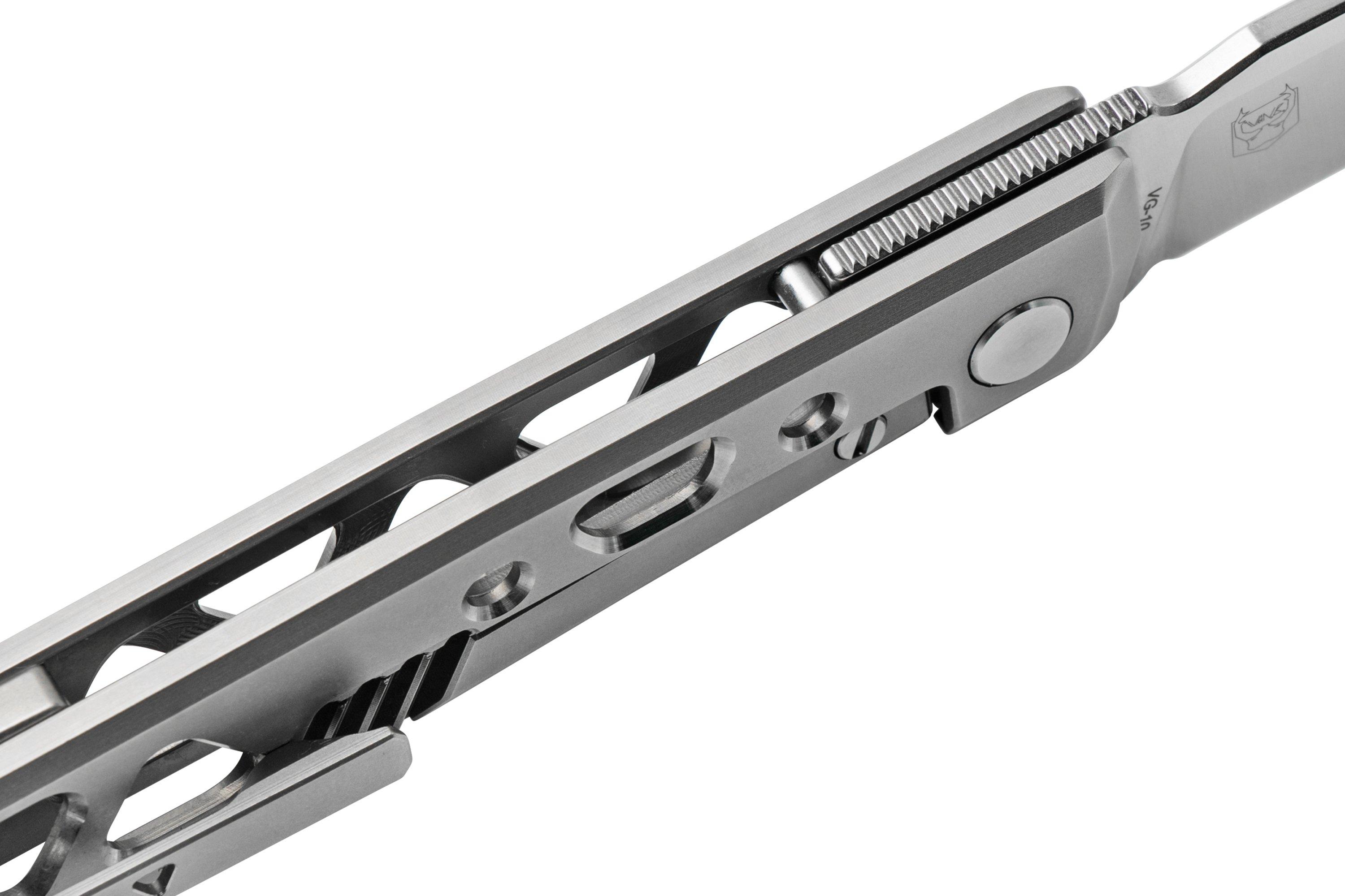 Real Steel Bruns Titanium 7661 pocket knife, Ivan Braginets design ...