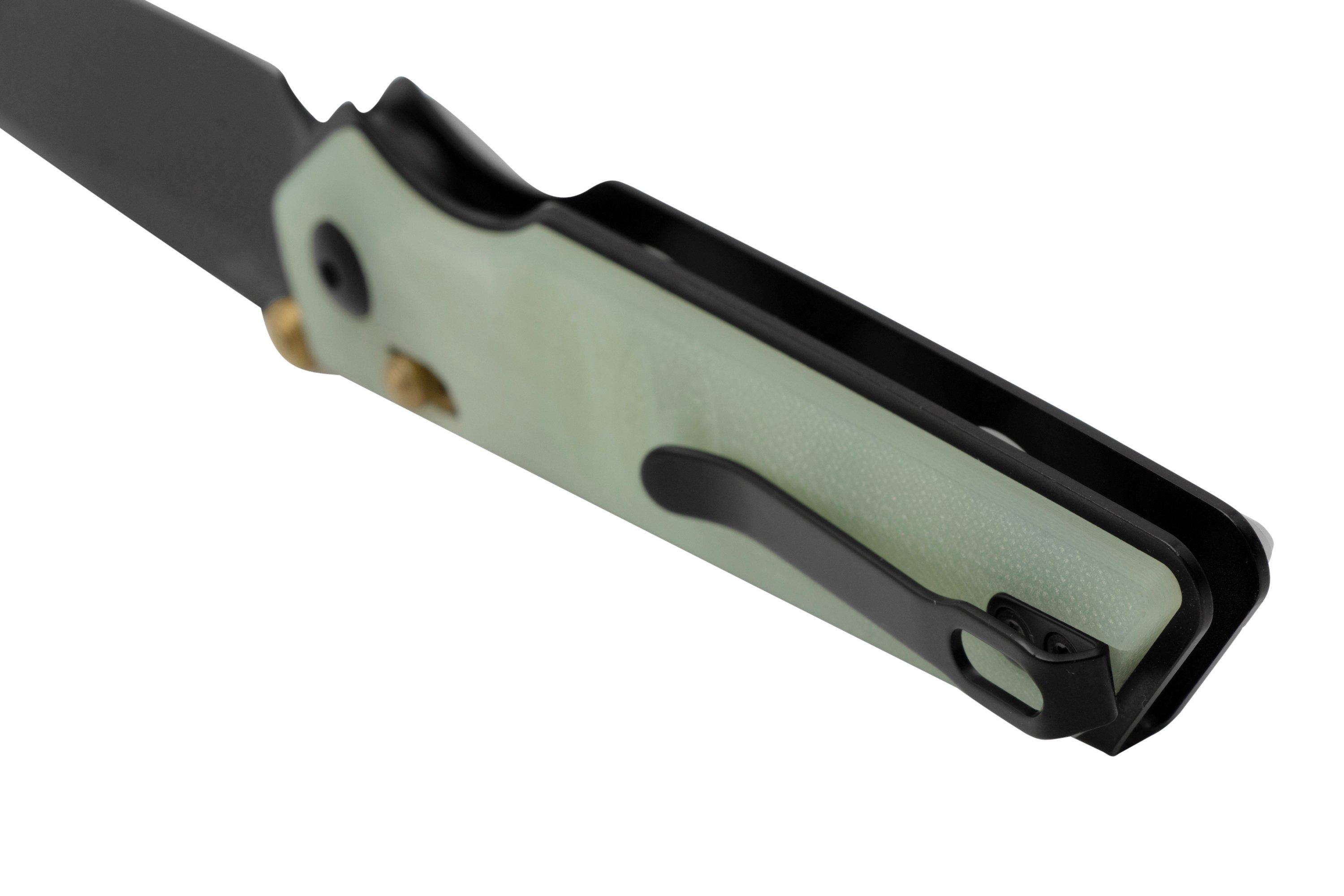 Real Steel Sacra, 7711NB Natural G10, K110 Black, pocket knife ...