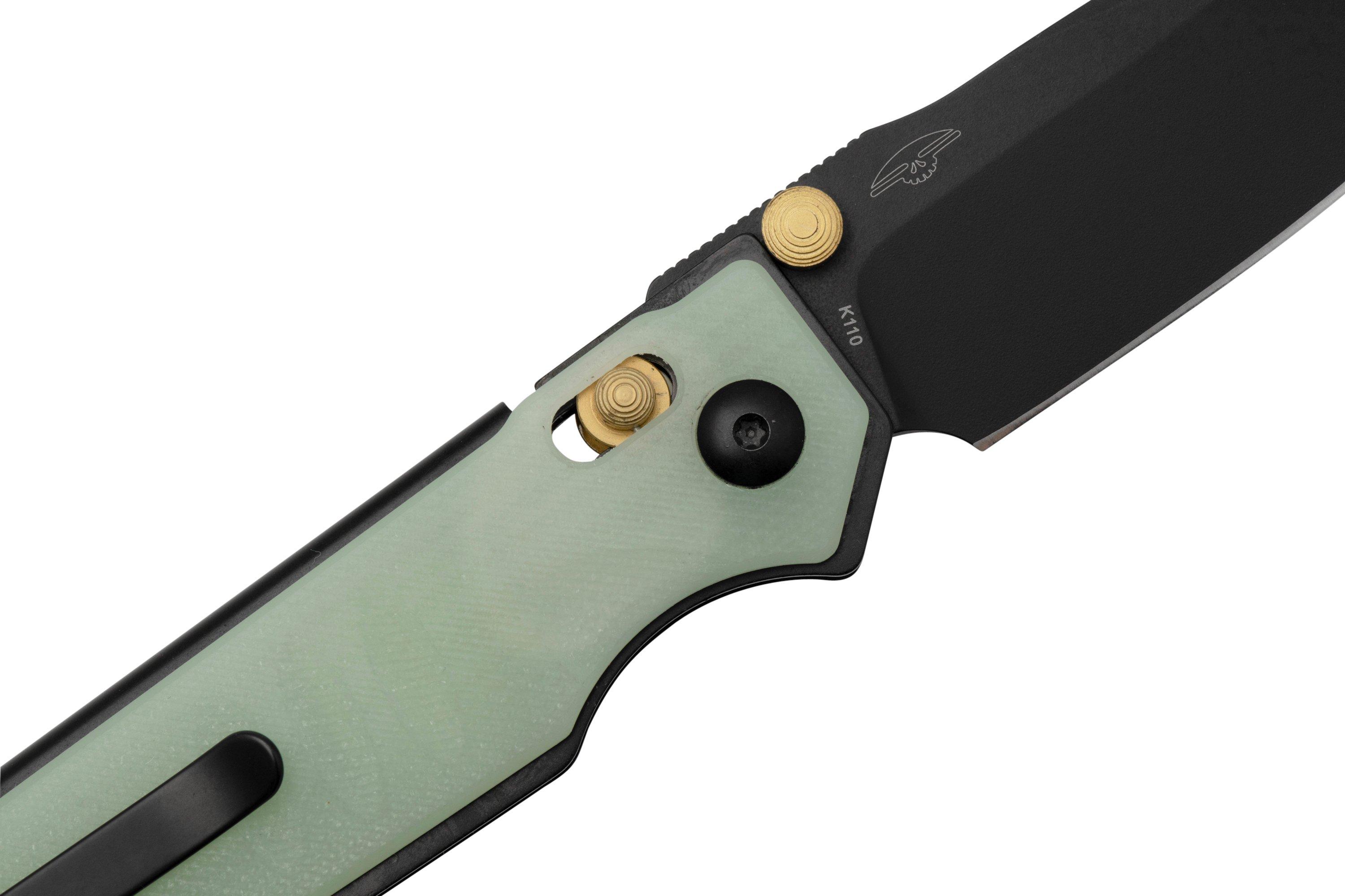 Real Steel Sacra, 7711NB Natural G10, K110 Black, pocket knife ...