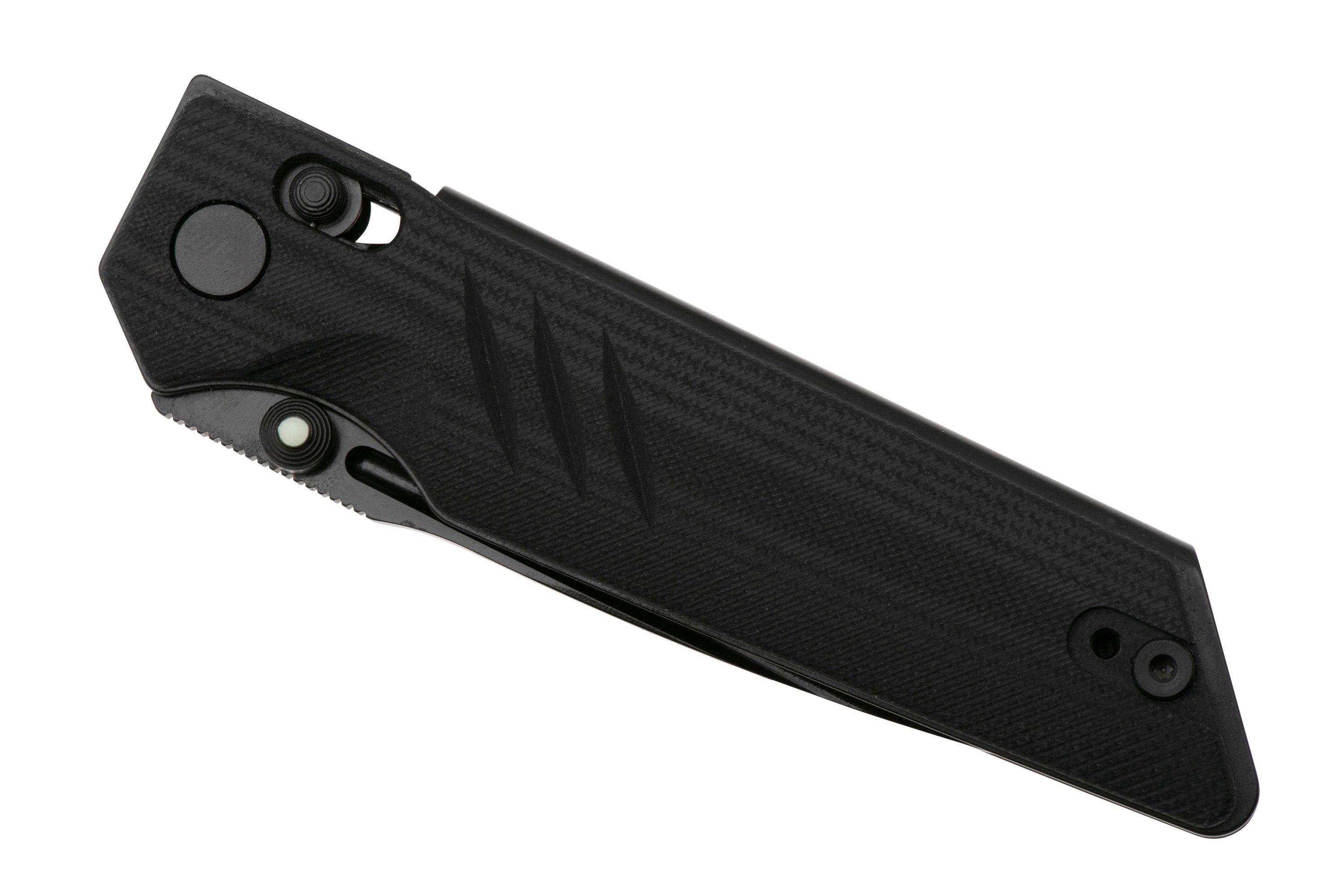 Real Steel Sacra Pro 7714BB PVD Böhler K110, Black G10, pocket knife ...
