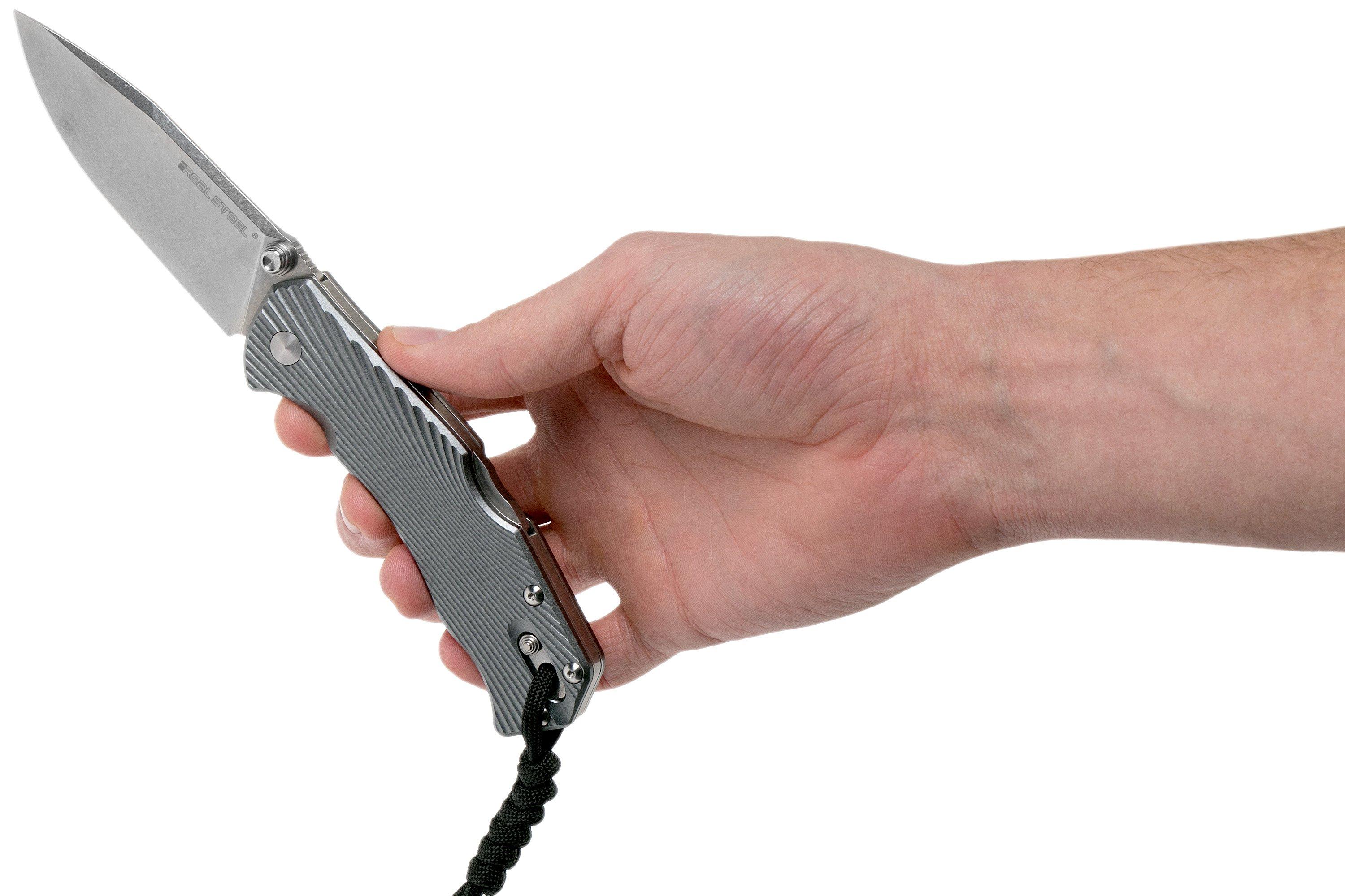 Real Steel H7 Special Edition Grey 7794 pocket knife | Advantageously ...