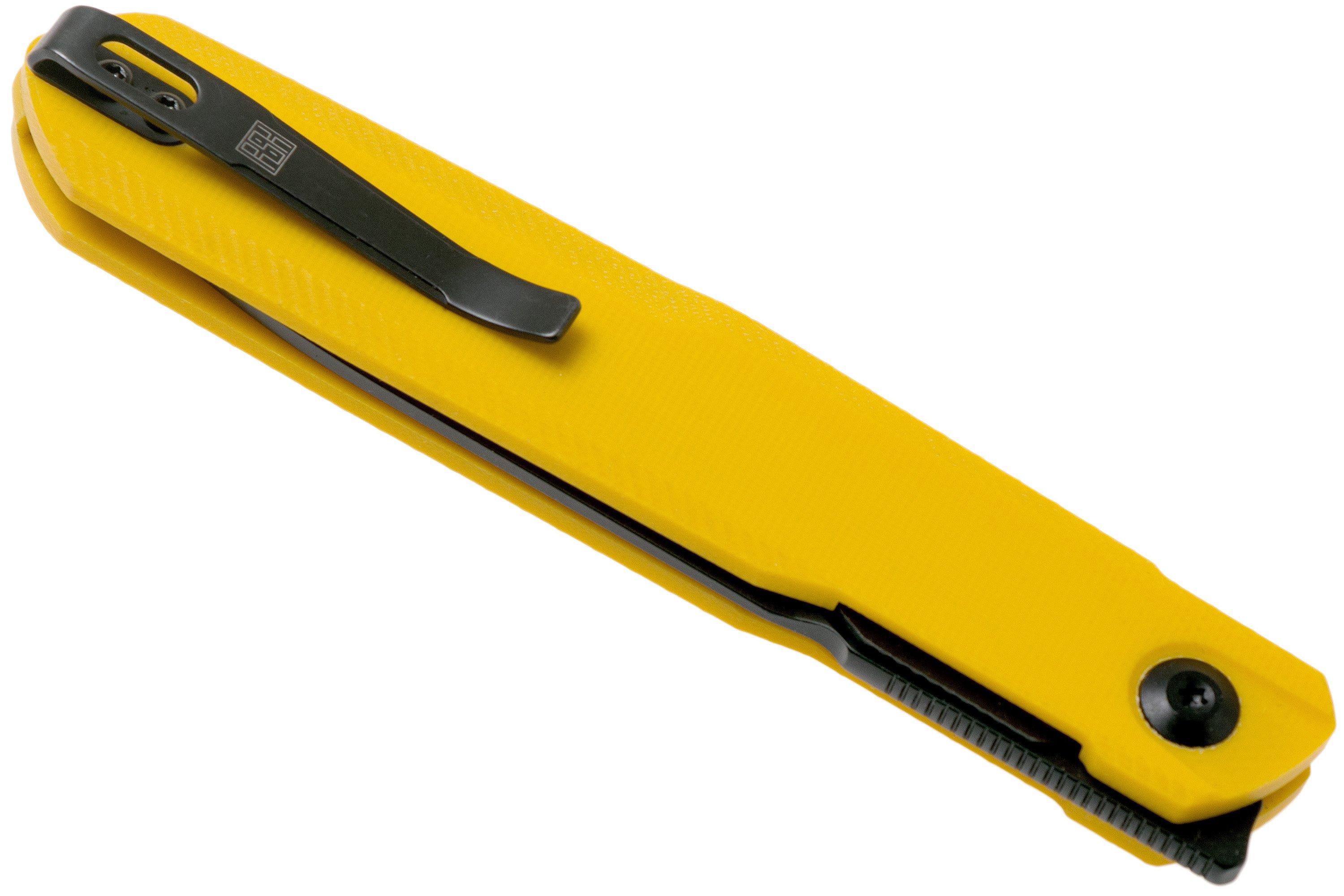 Real Steel G5 Metamorph Front flipper 7832G Yellow G10 pocket knife ...