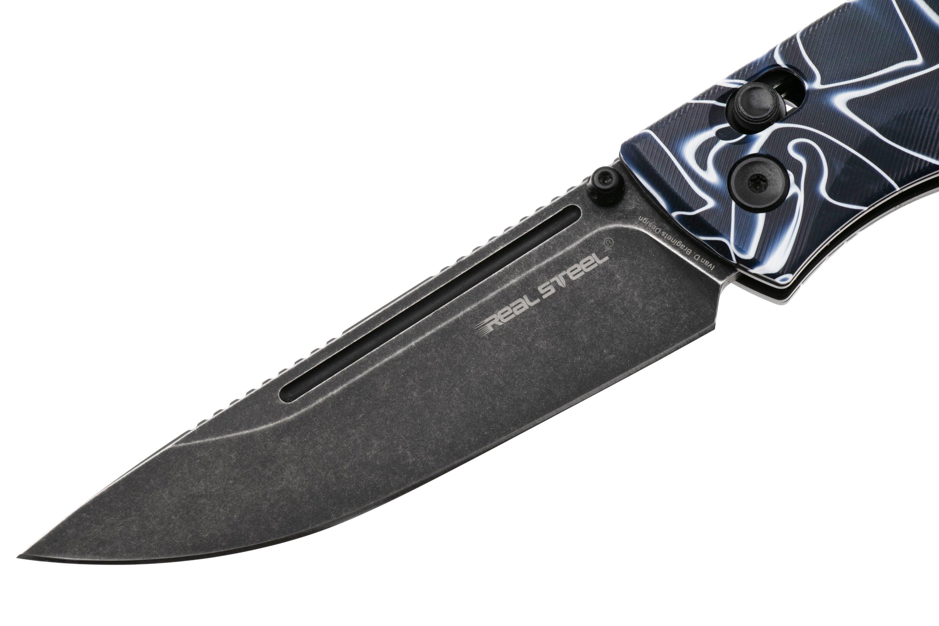 Real Steel Pathfinder FFG 7851AB Blackwashed, Acrylic, pocket knife ...