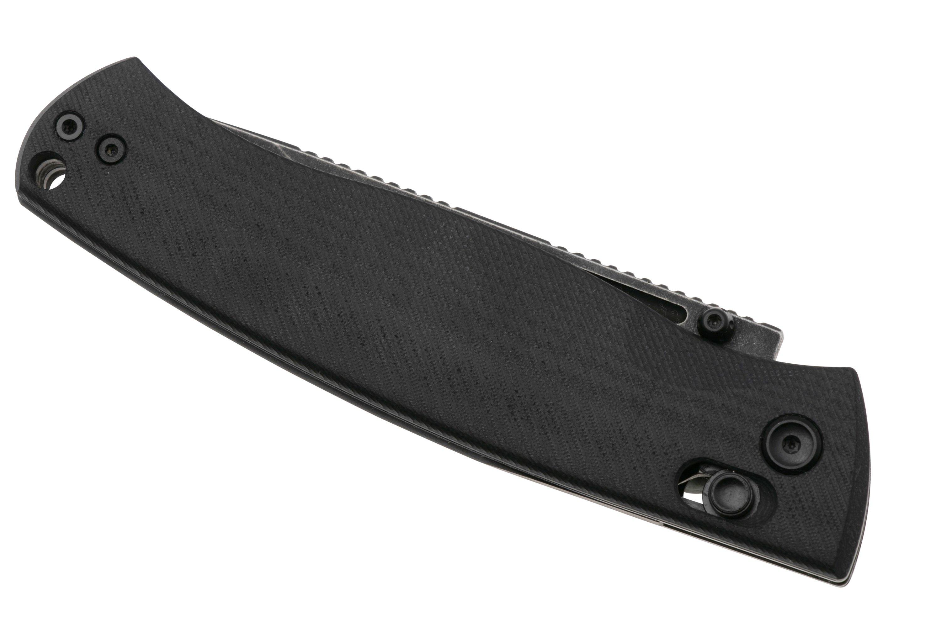 Real Steel Pathfinder FFG 7851BB, Blackwash, Black G10 pocket knife ...