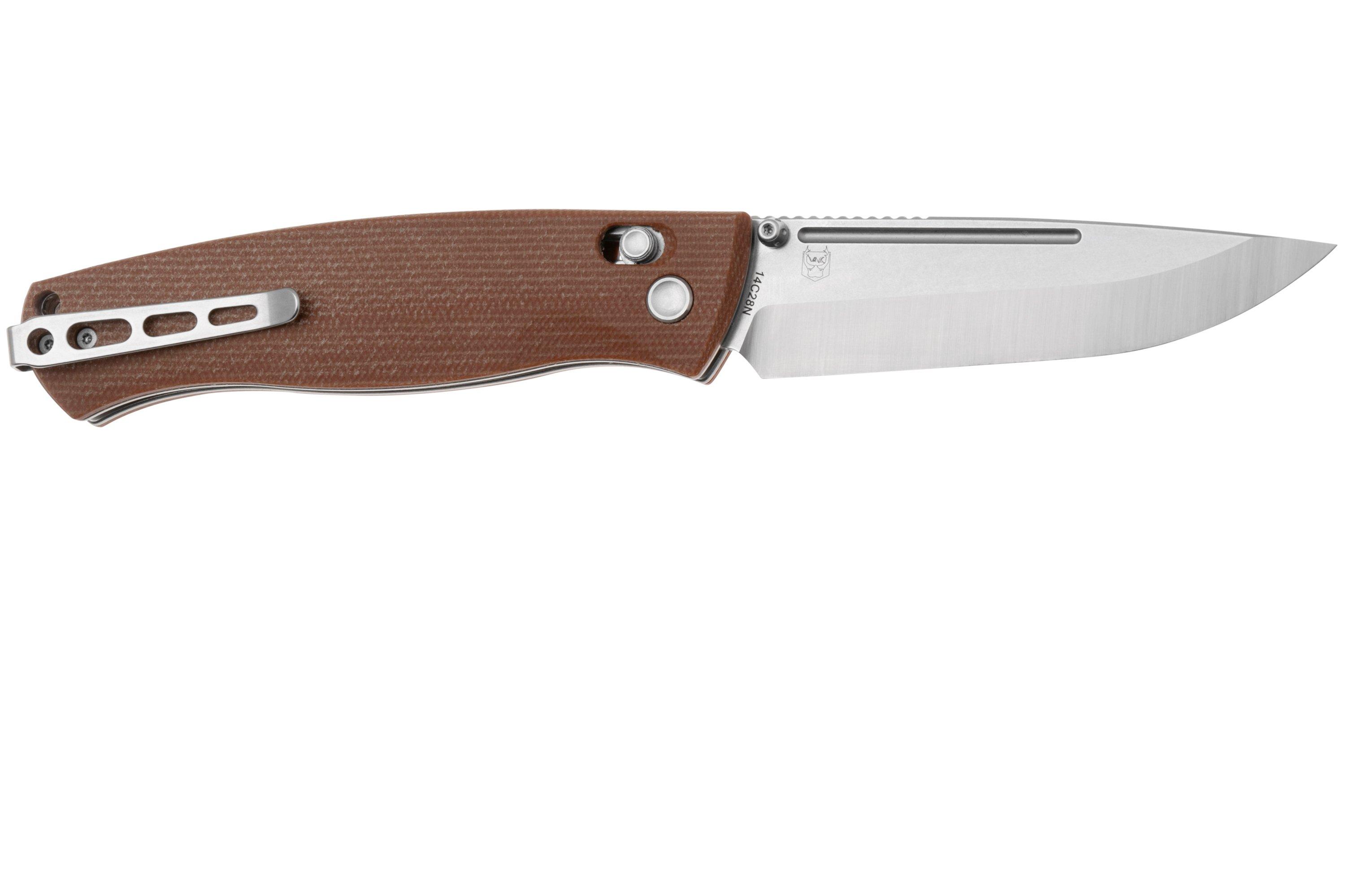 Real Steel Pathfinder Folder 7851B Brown Micarta, pocket knife, Ivan ...