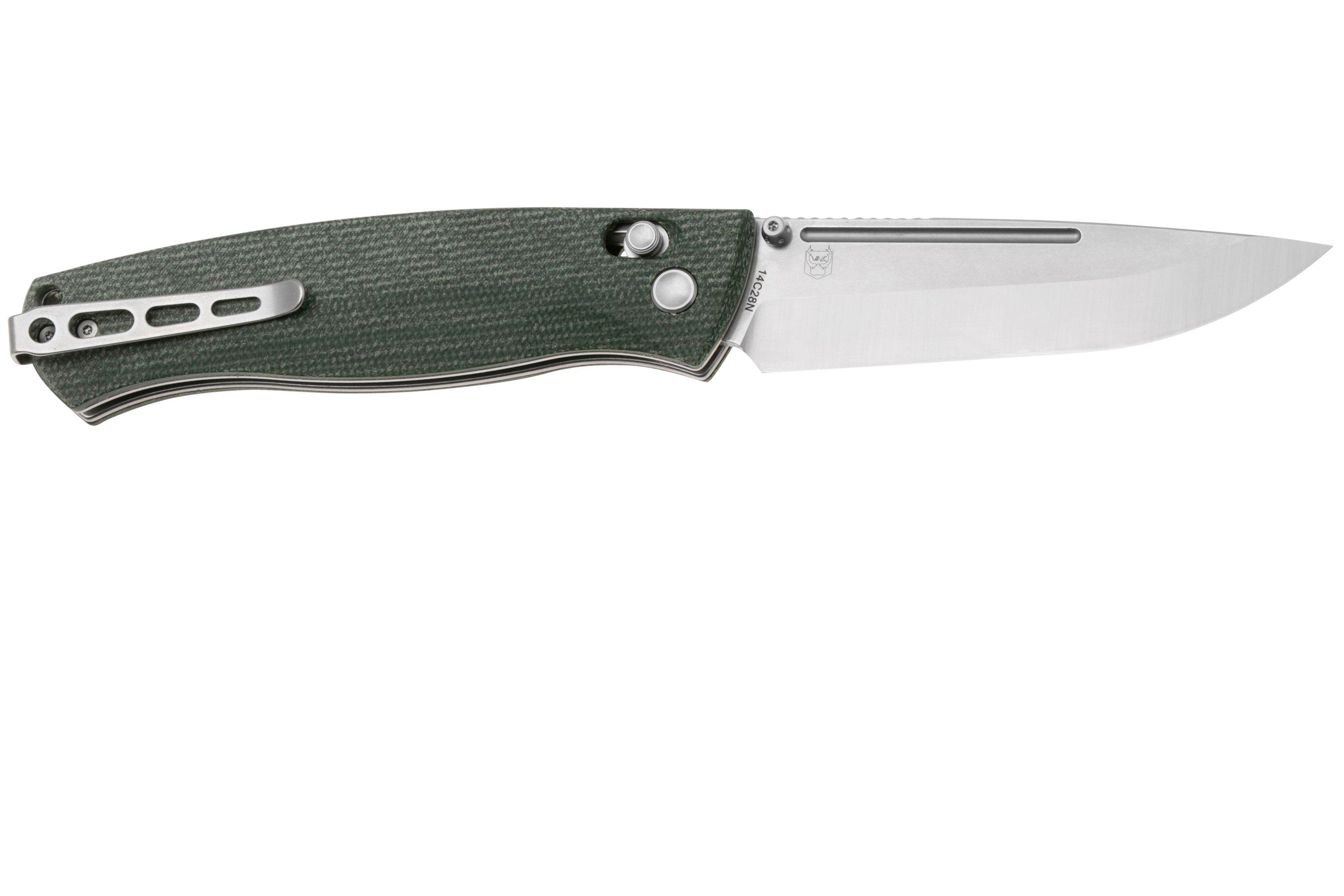 Real Steel Pathfinder Folder 7851G Green Micarta, pocket knife, Ivan ...