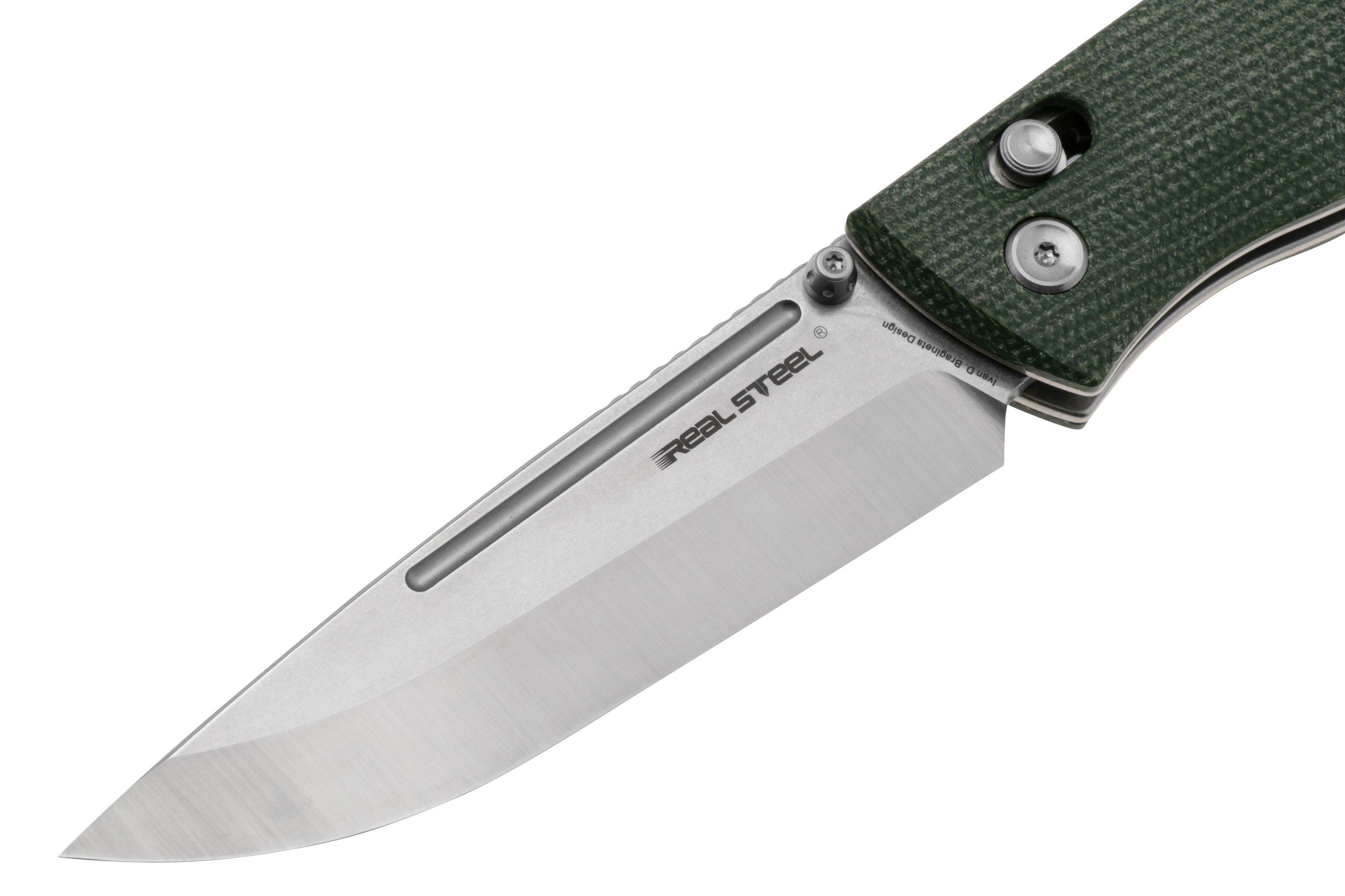 Real Steel Pathfinder Folder 7851G Green Micarta, pocket knife, Ivan ...