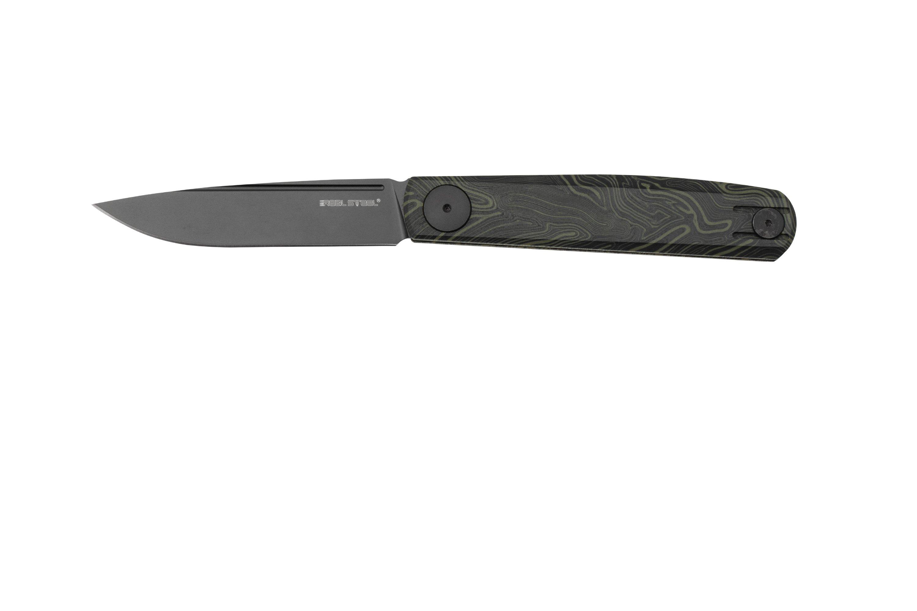 Real Steel Gslip Compact, 7865VG, Damast Pattern G10, Volcano Green ...
