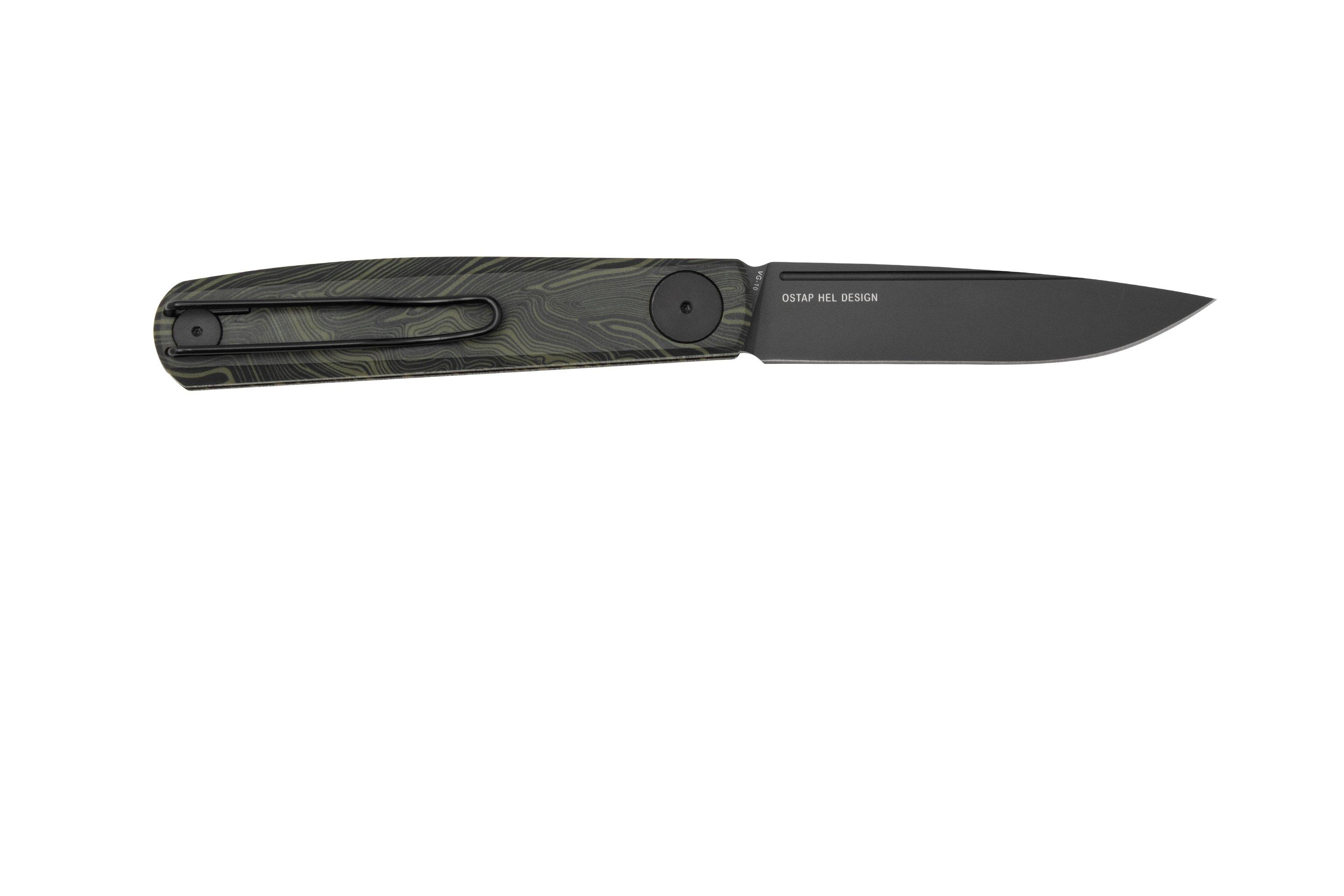 Real Steel Gslip Compact, 7865VG, Damast Pattern G10, Volcano Green ...