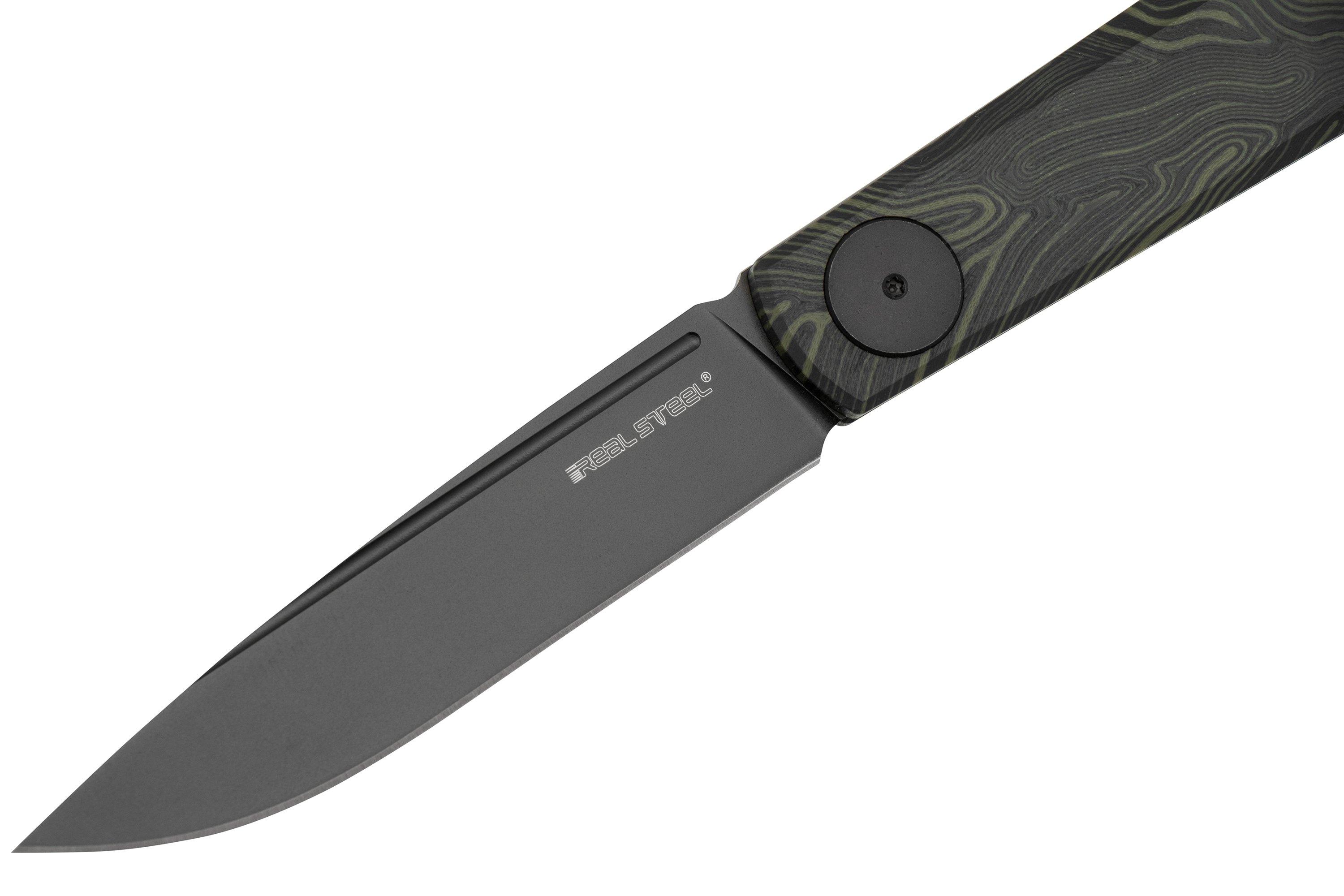 Real Steel Gslip Compact, 7865VG, Damast Pattern G10, Volcano Green ...