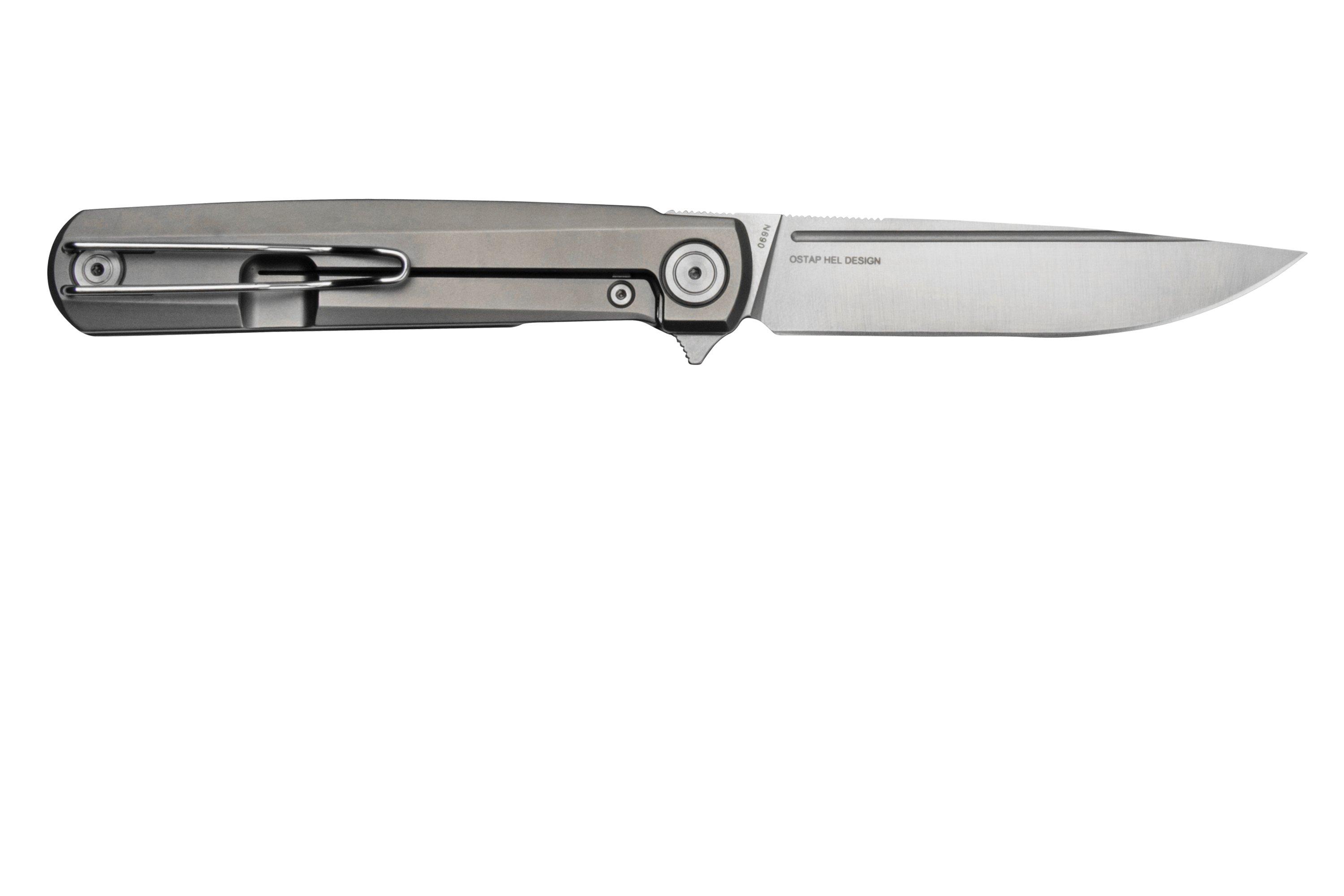 Real Steel G-Frame 7874 pocket knife, Ostap Hel design | Advantageously ...