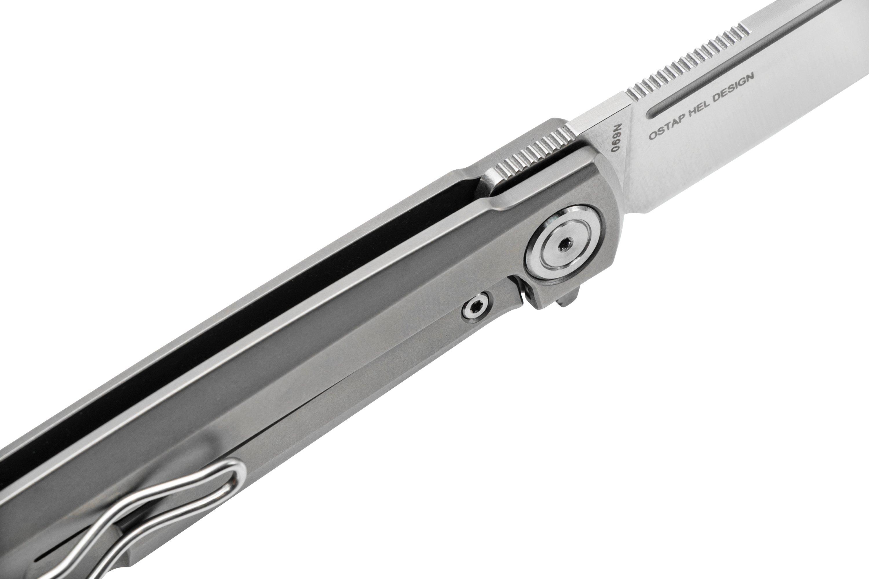 Real Steel G-Frame 7874 pocket knife, Ostap Hel design | Advantageously ...