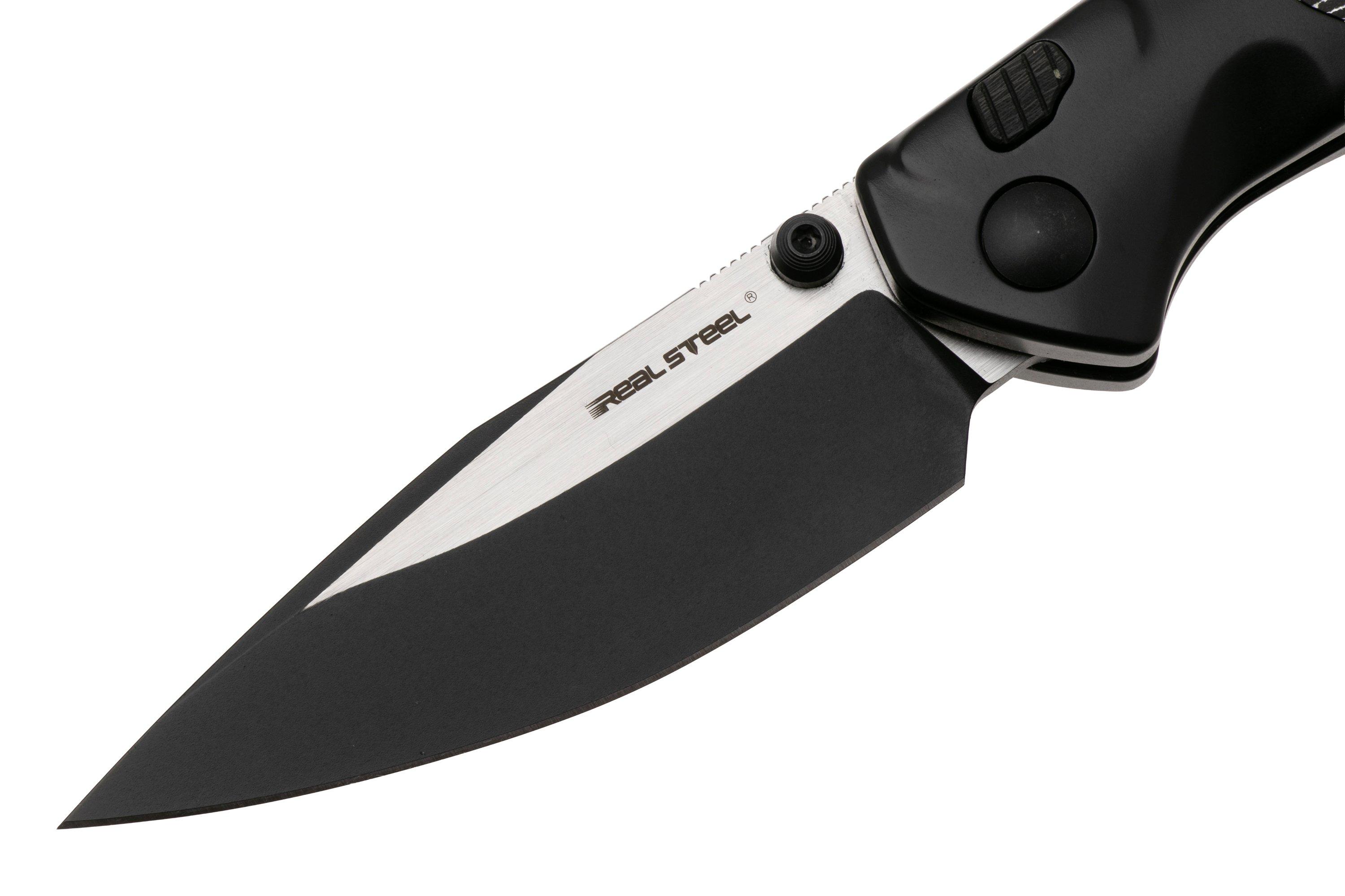 Real Steel Hoeft 7901AF Two-Tone S35VN, Titanium Aluminium Foil Carbon ...