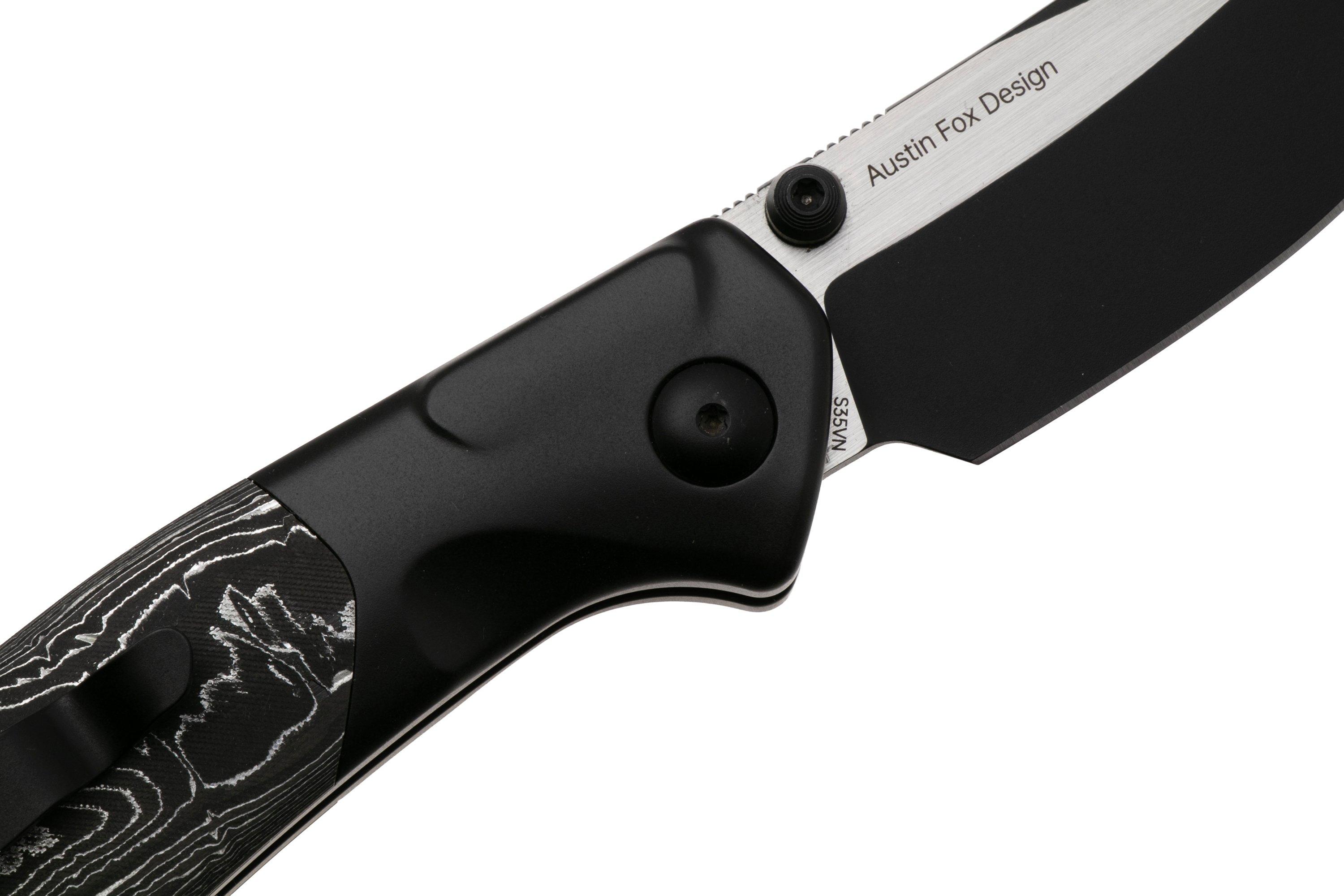 Real Steel Hoeft 7901AF Two-Tone S35VN, Titanium Aluminium Foil Carbon ...