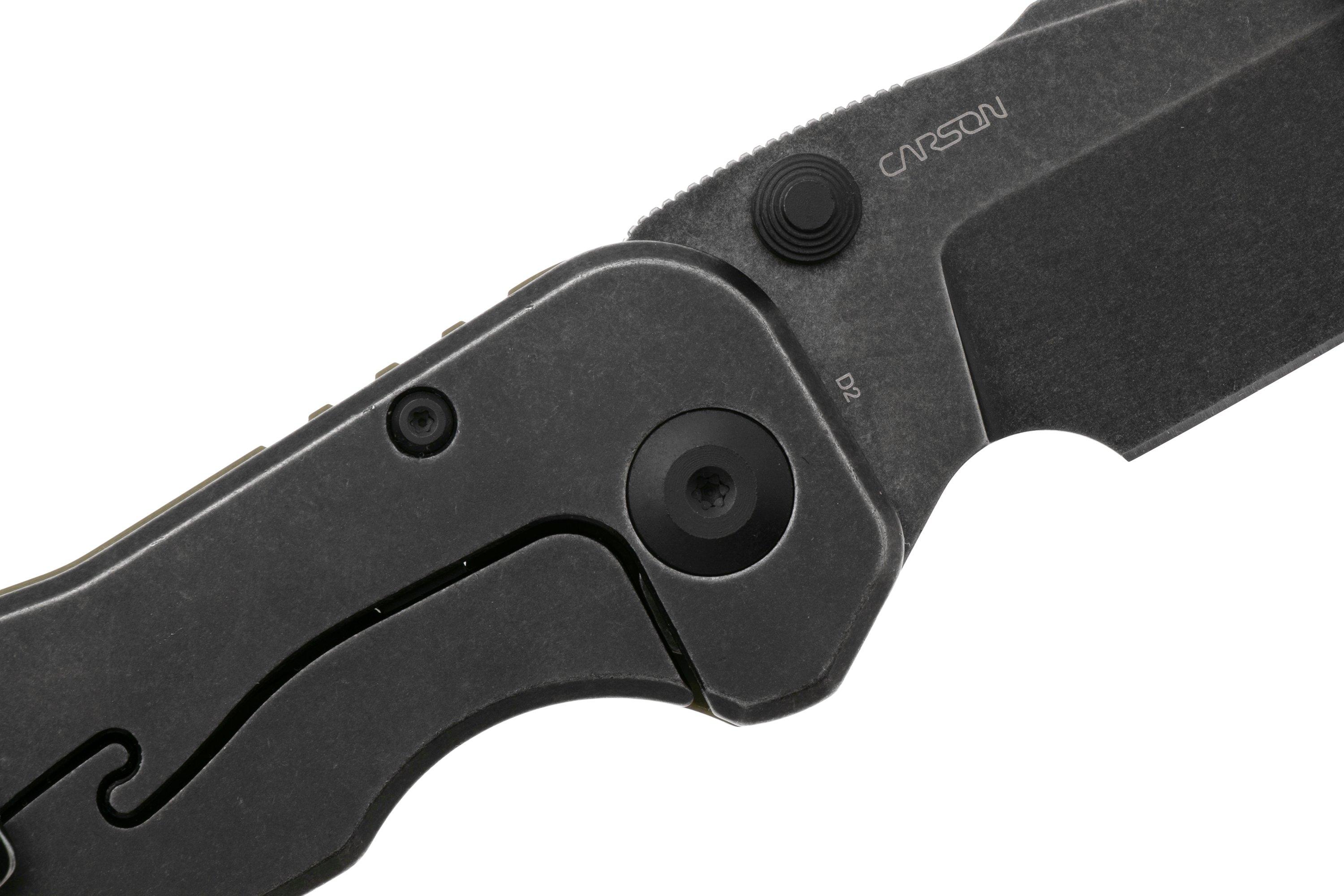 Real Steel Evolution Ironclad 7911BG, Blackwashed D2 Droppoint, OD ...