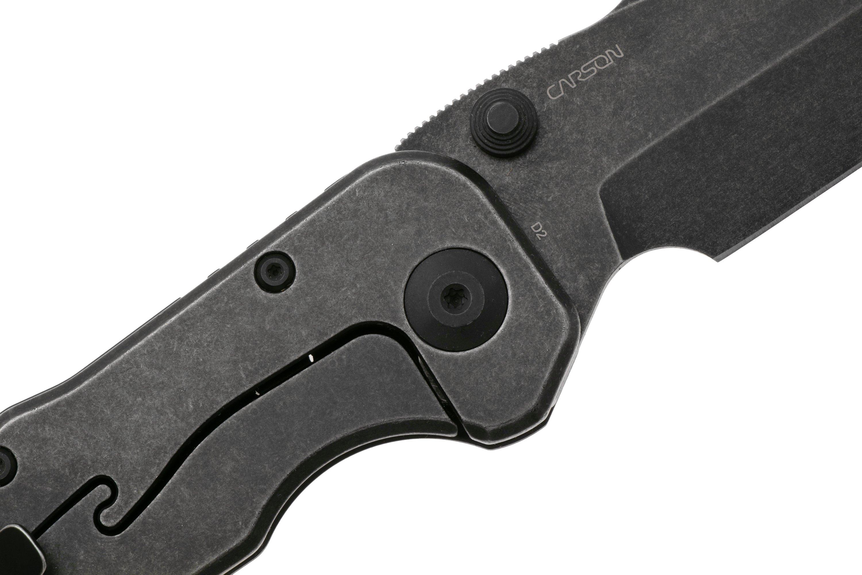 Real Steel Evolution Ironclad 7912BB, Blackwashed D2 Tanto, Black G10 ...