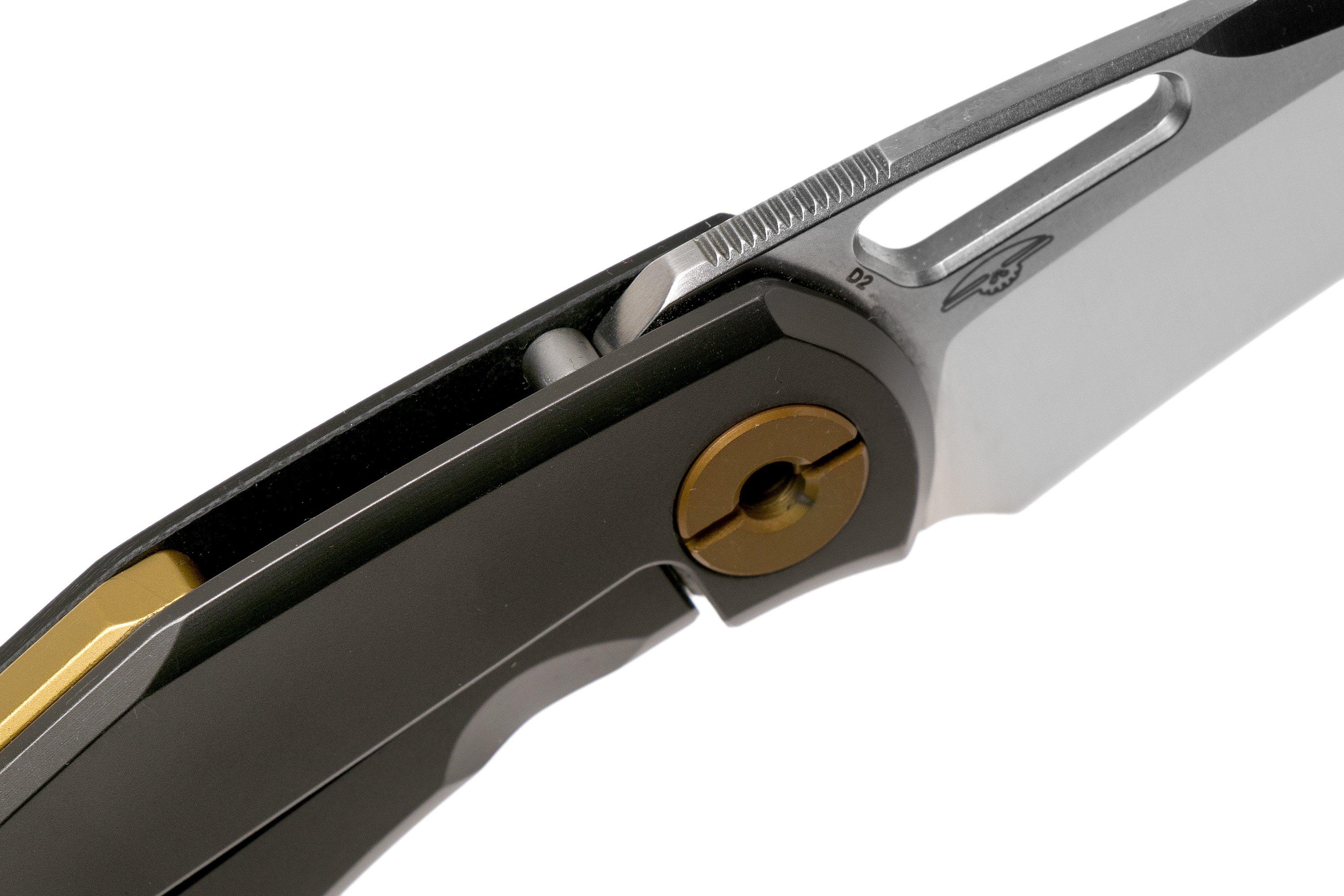 Real Steel Shade 7913 Black Gold karambit navaja, Poltergeist design ...