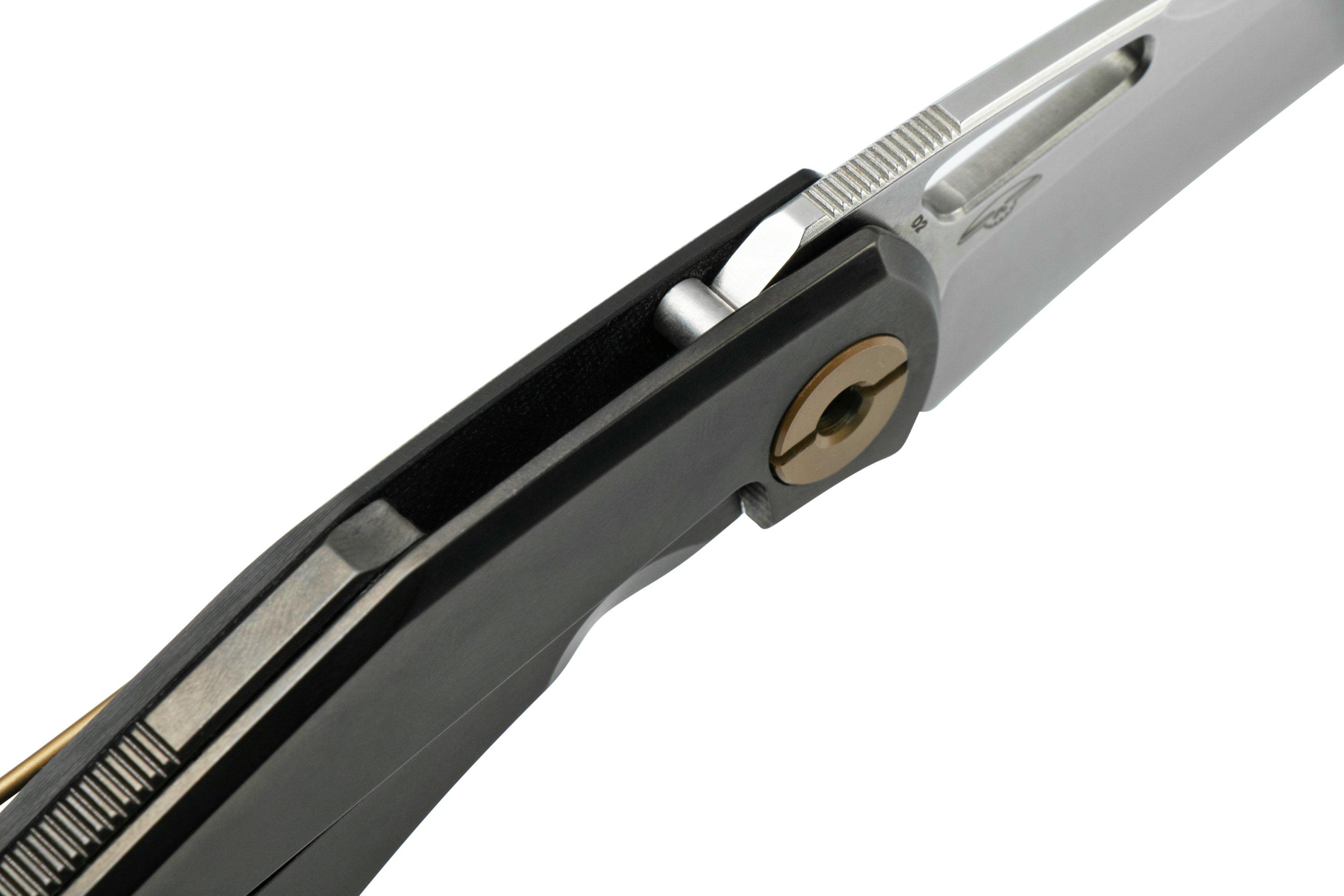 Real Steel Shade 7915 Black G10, Bronze coltello da tasca karambit ...