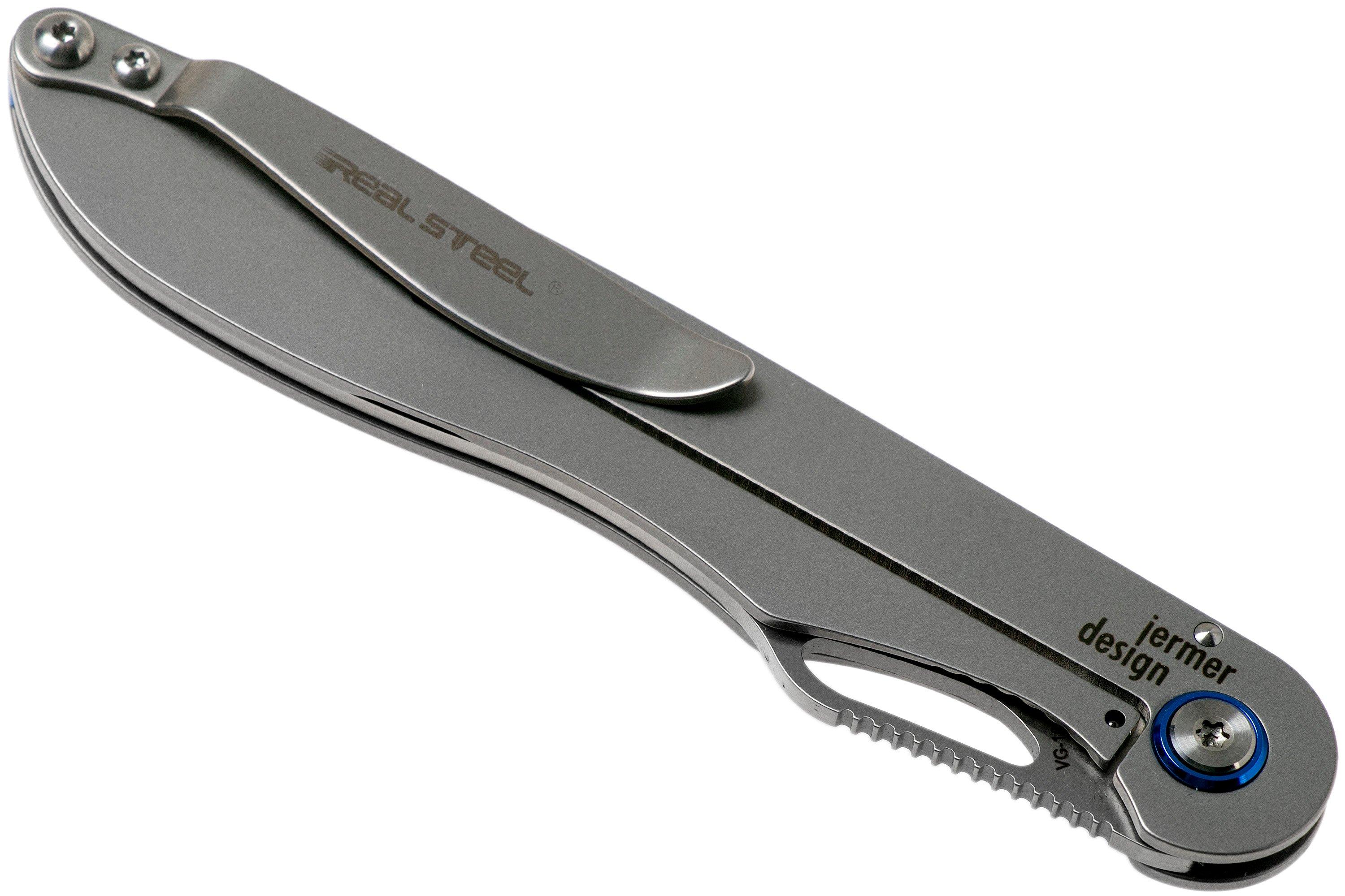 Real Steel RealSlim 7931 Blue-Stainless navaja, Helmut Jermer design ...