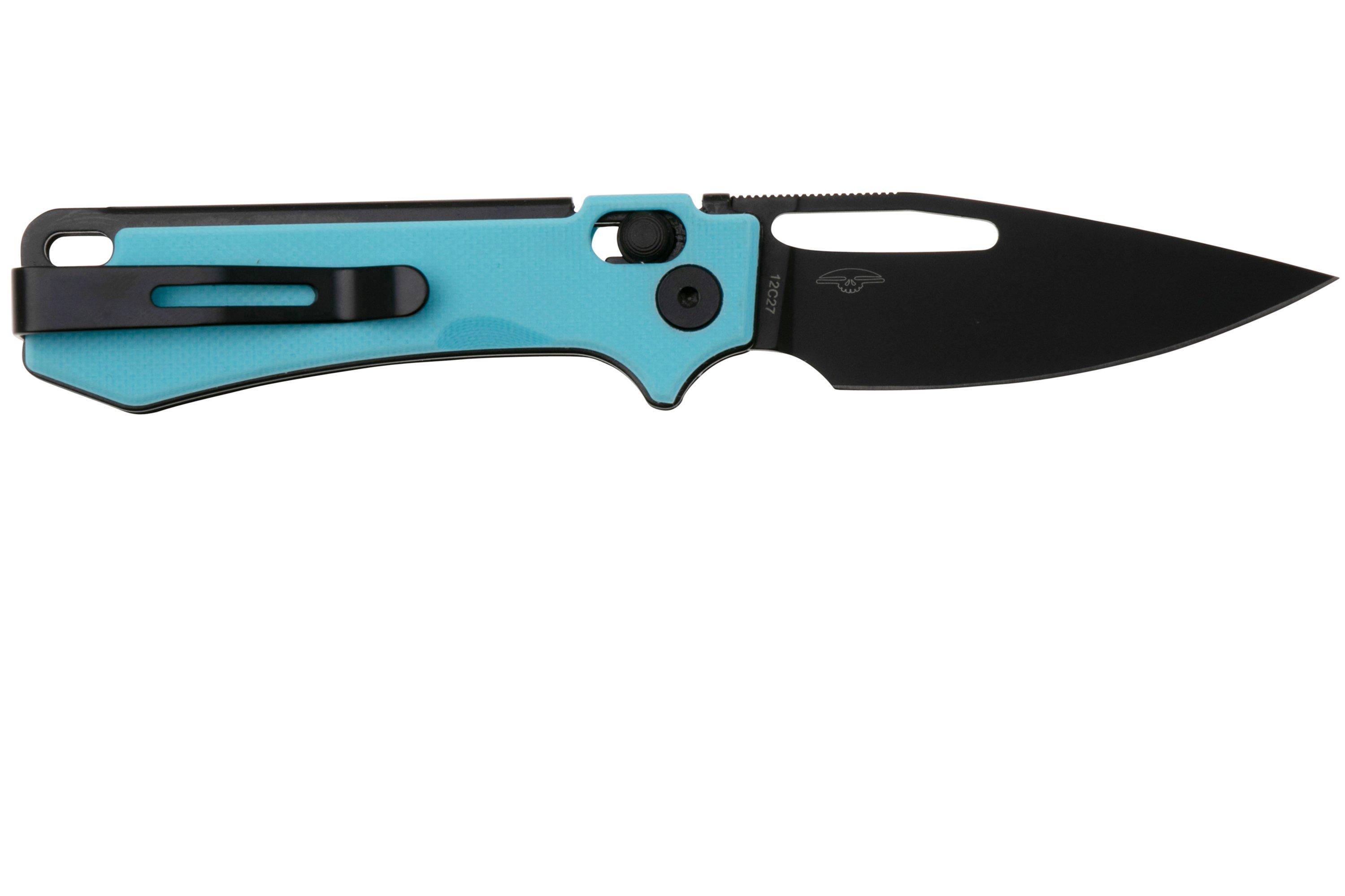Real Steel Vis 8051BB PVD 12C27, Blue G10, zakmes, Jakub Wieczorkiewicz ...