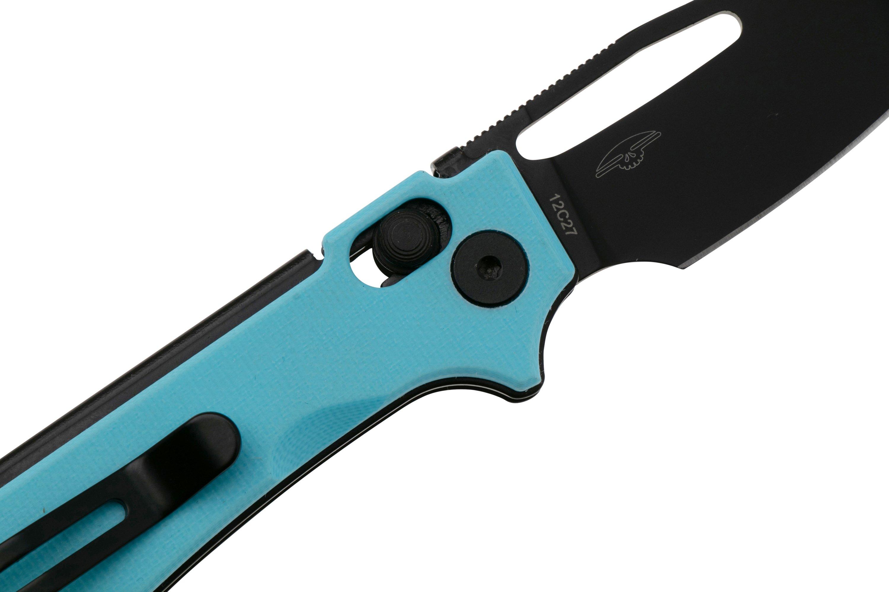 Real Steel Vis 8051BB PVD 12C27, Blue G10, pocket knife, Jakub ...