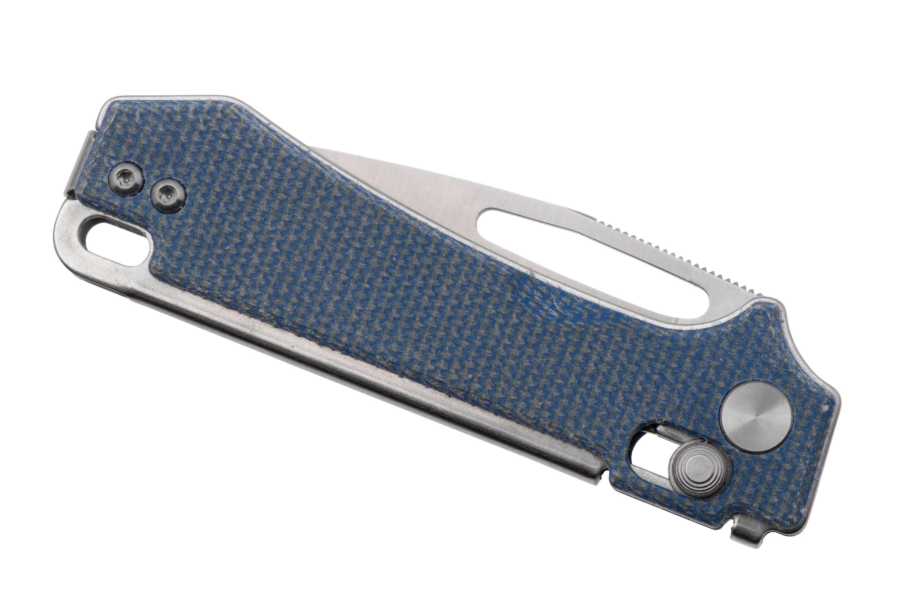 Real Steel Vis 8051DM Satin 12C27, Denim Micarta, pocket knife, Jakub ...