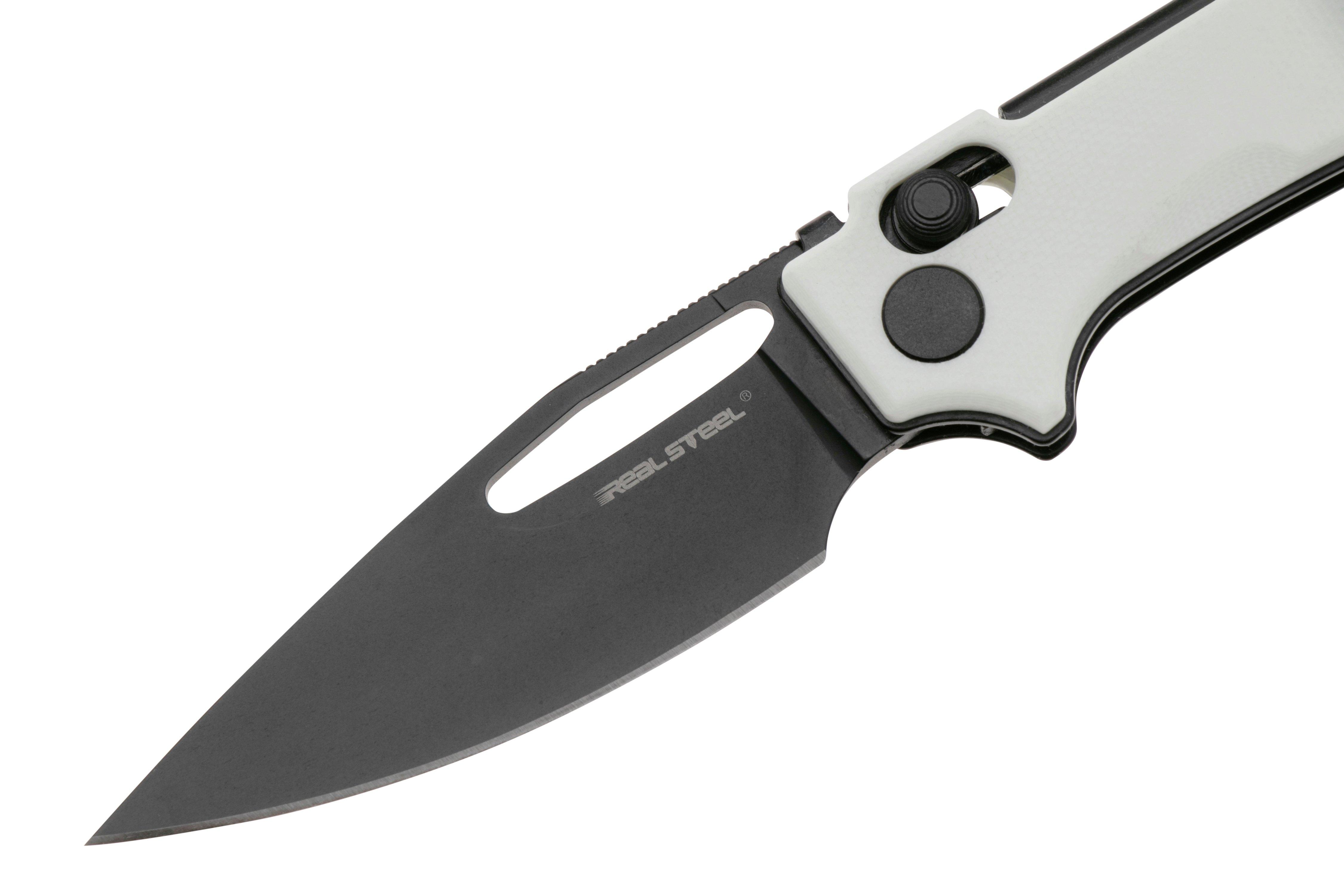 Real Steel Vis 8051WB Black 12C27, White G10 zakmes, Jakub ...