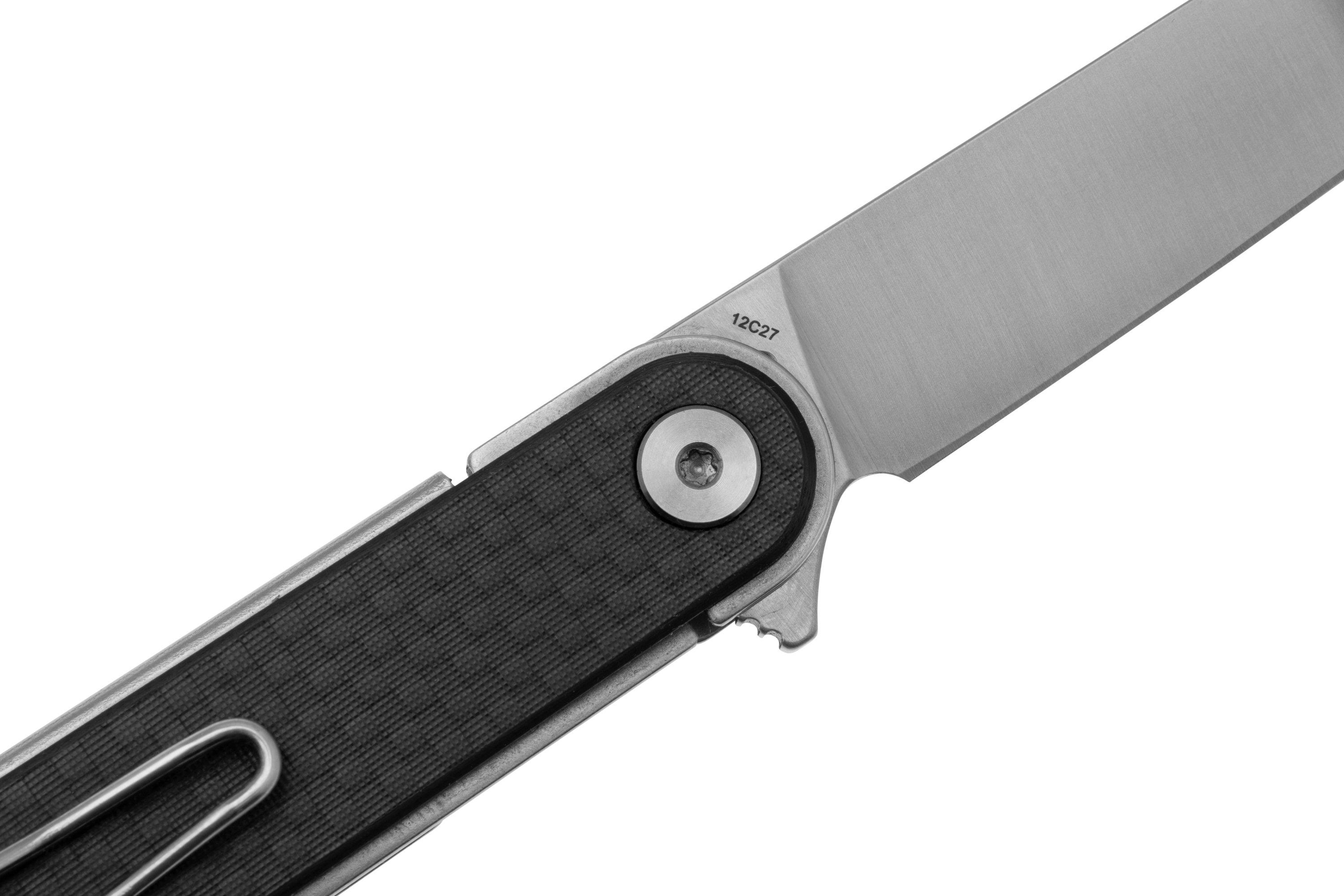Real Steel Iris Flipper 8061AF Satin 12C27, Carbon Fiber G10, pocket ...