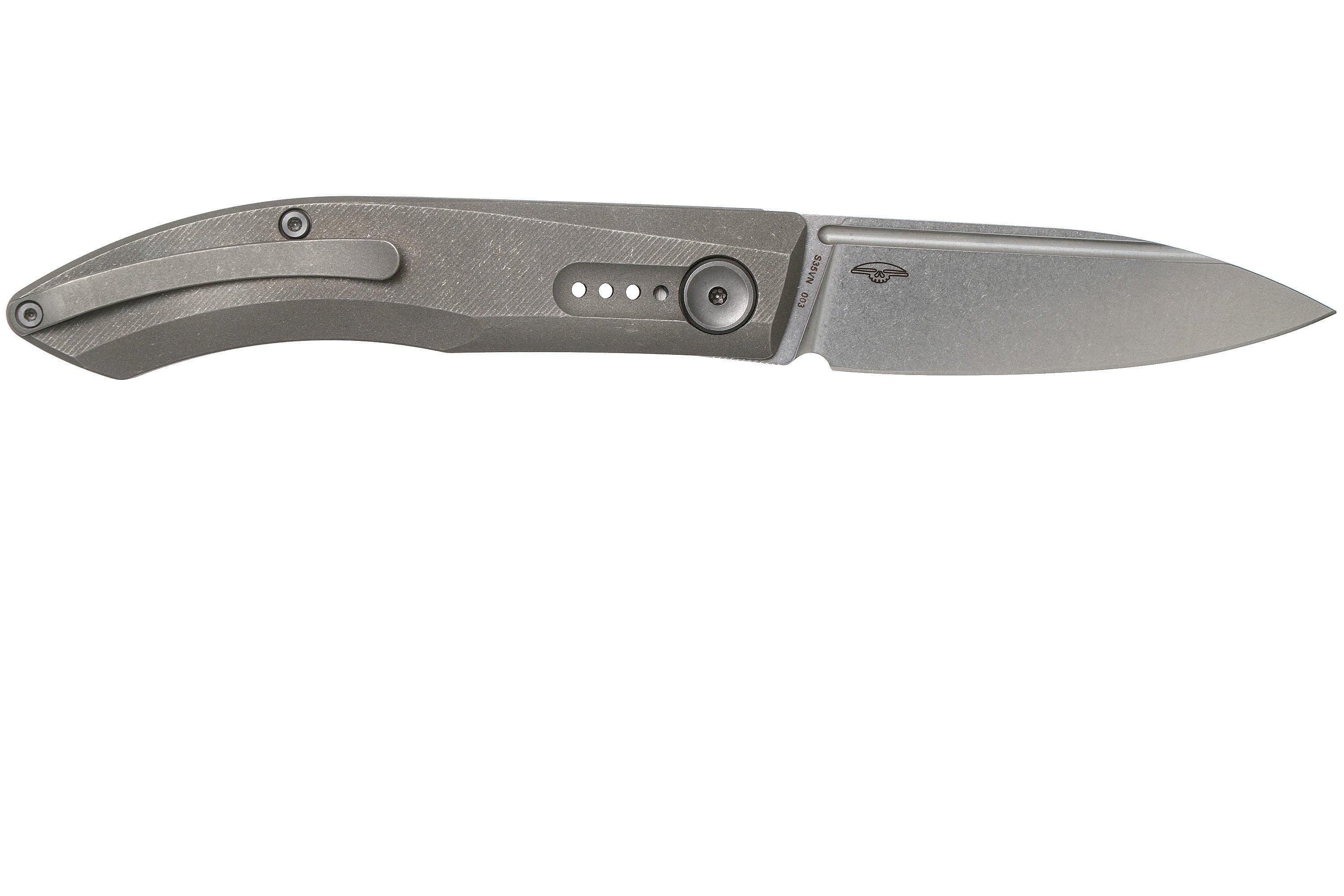 Real Steel Stella Premium Titanium S35VN 9051 pocket knife, Poltergeist ...