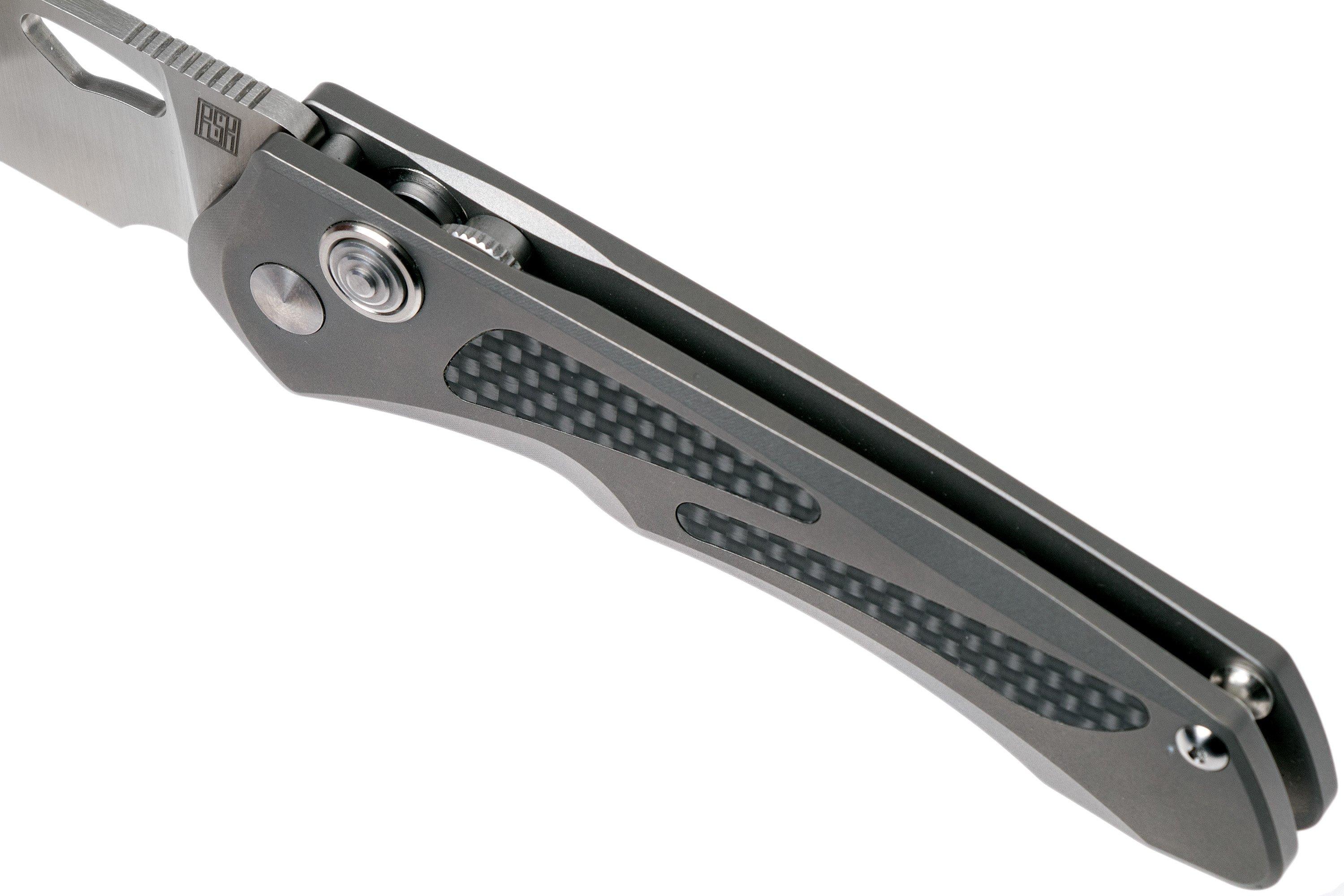 Real Steel Griffin 2017 Titanium 9311 pocket-knife, Carson Huang design ...