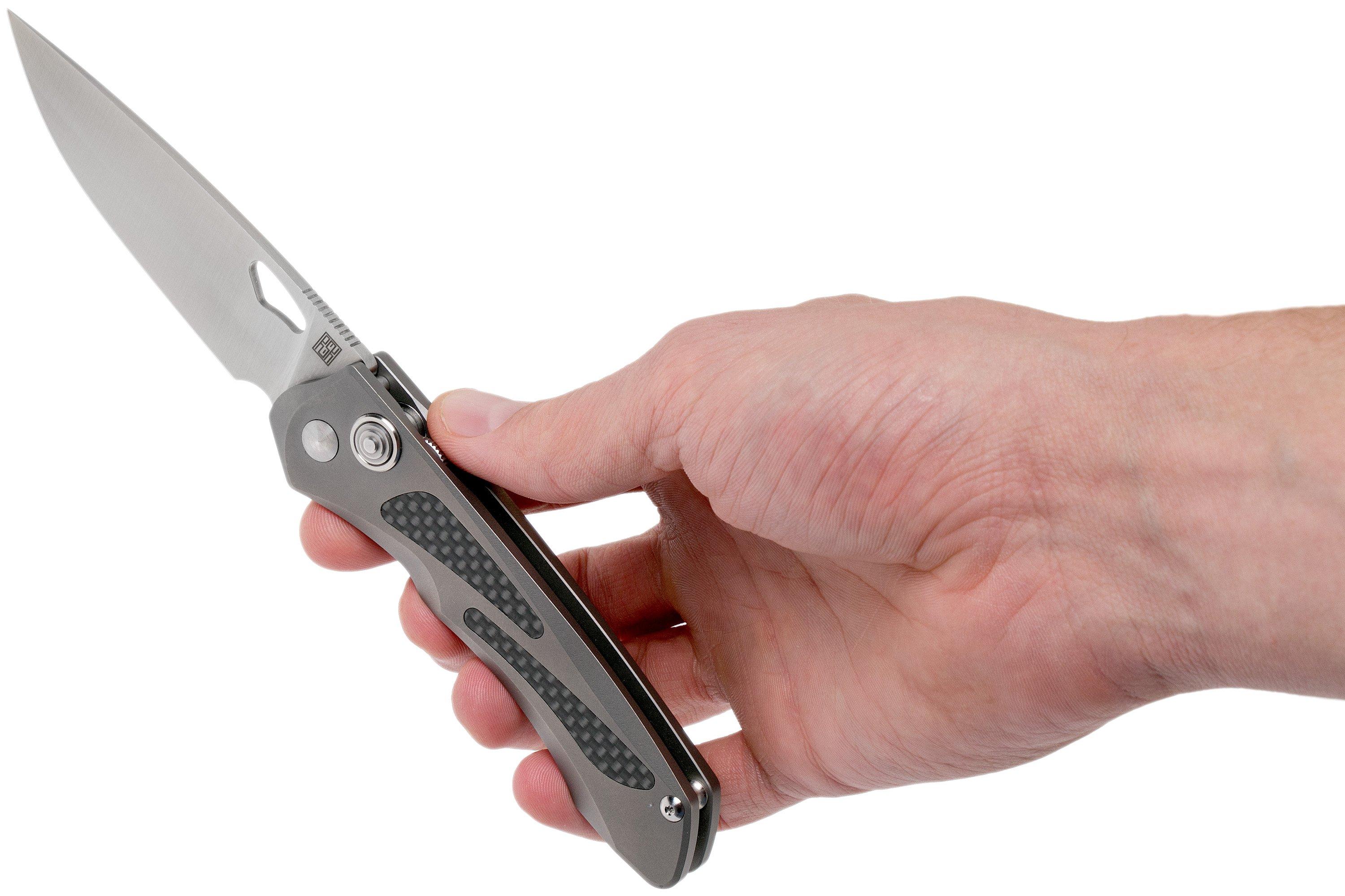 Real Steel Griffin 2017 Titanium 9311 pocket-knife, Carson Huang design ...