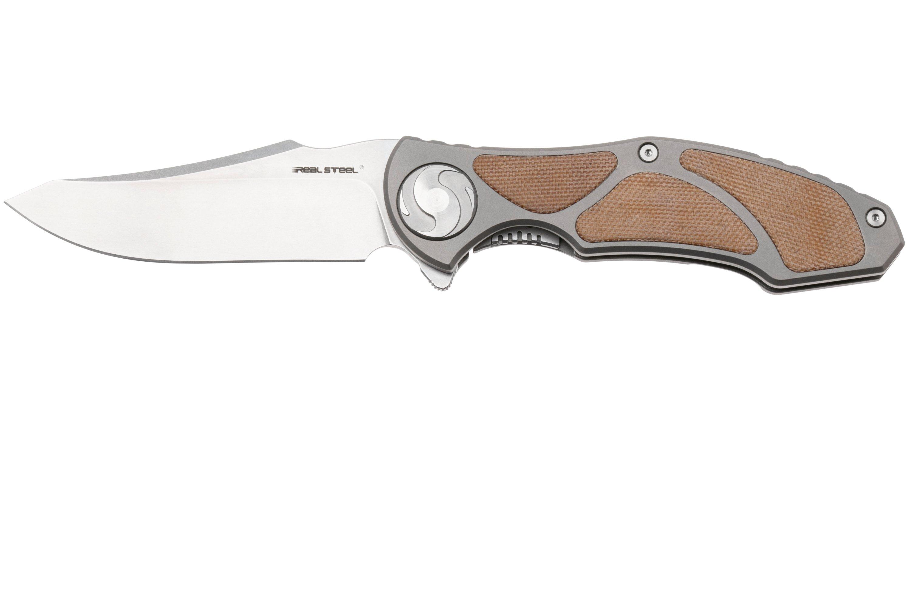 Real Steel Exorcist 9421, Stonewashed CPM S35VN, Sandblasted Titanium ...