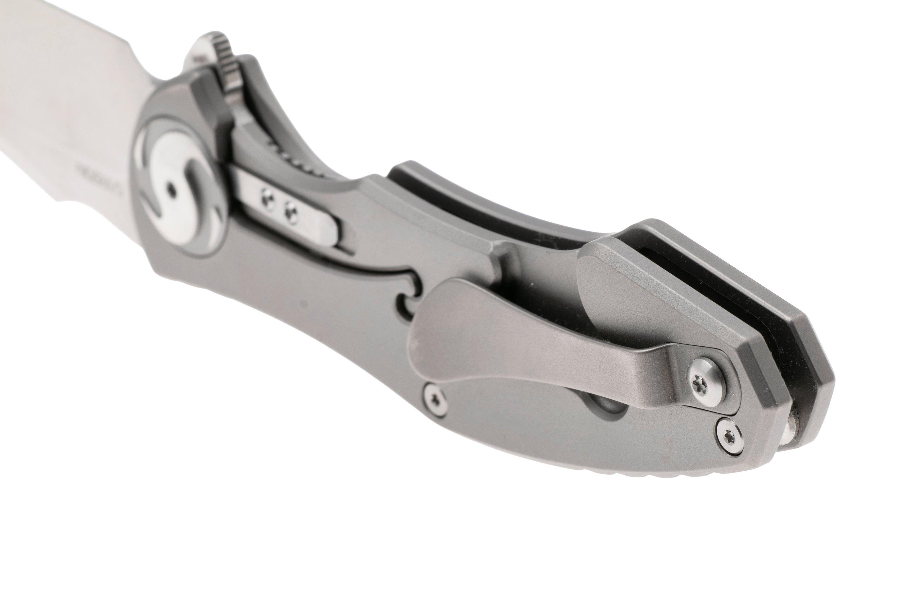 Real Steel Exorcist 9421, Stonewashed CPM S35VN, Sandblasted Titanium ...