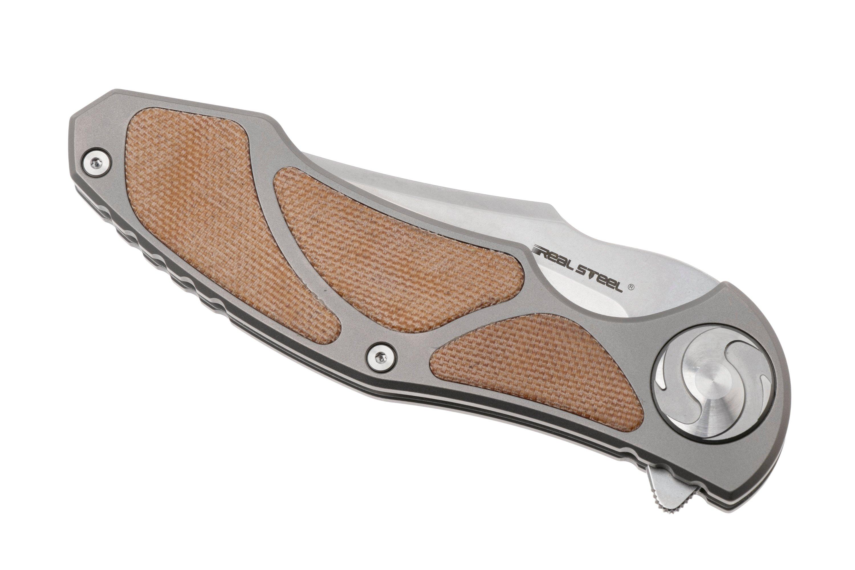 Real Steel Exorcist 9421, Stonewashed CPM S35VN, Sandblasted Titanium ...