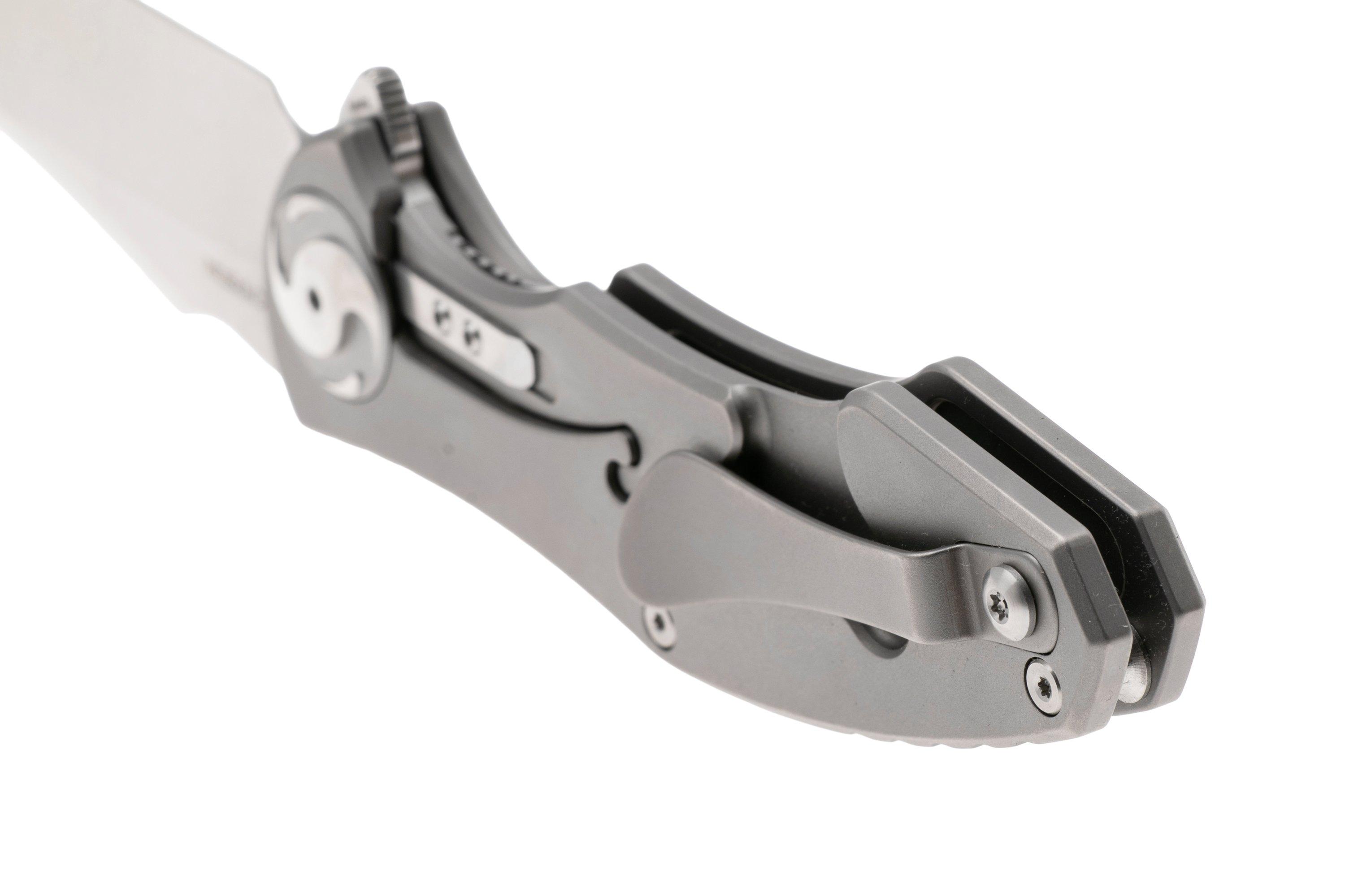 Real Steel Exorcist 9412NM, Stonewashed CPM S35VN, Sandblasted Titanium ...