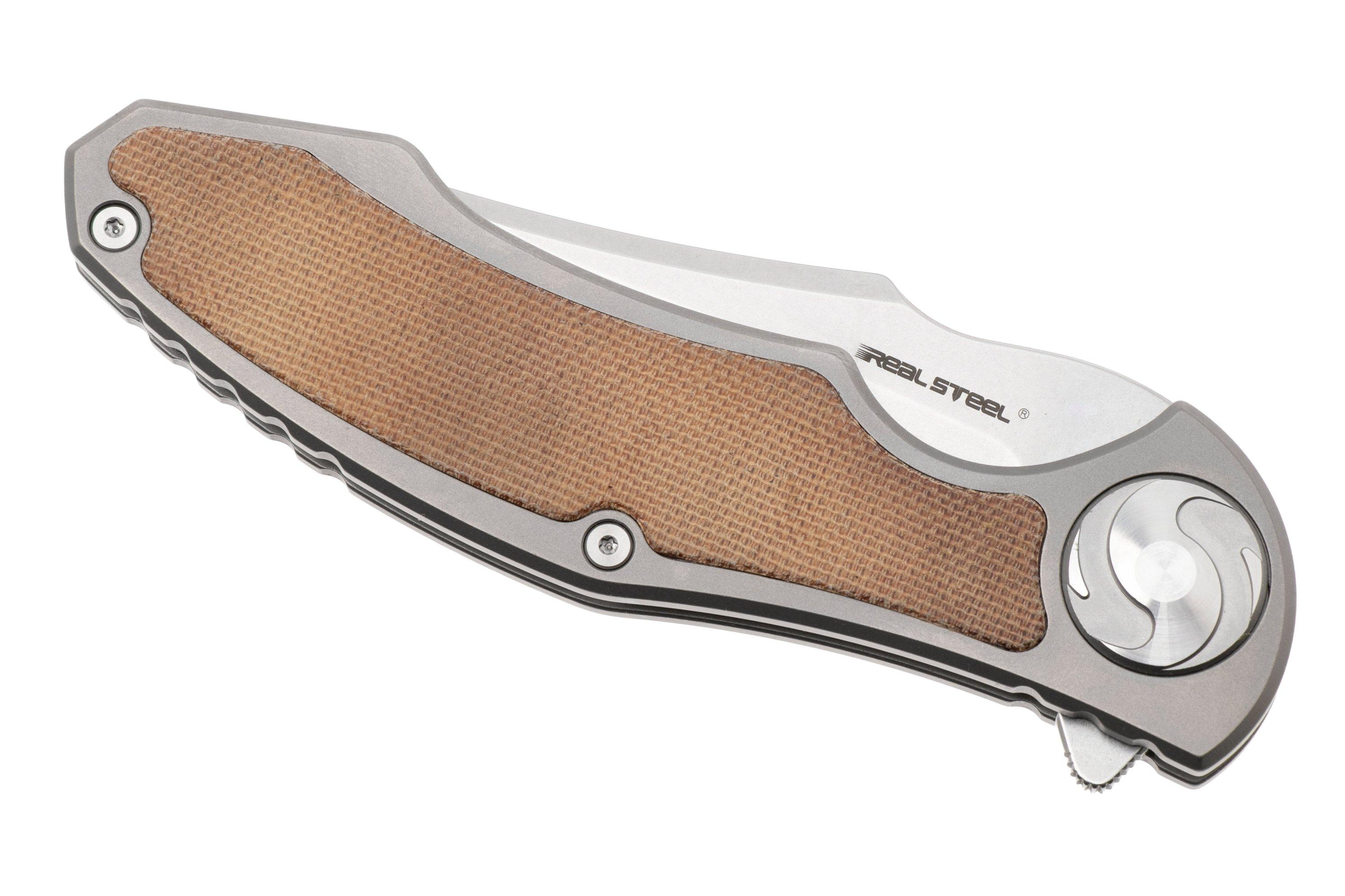 Real Steel Exorcist 9412NM, Stonewashed CPM S35VN, Sandblasted Titanium ...