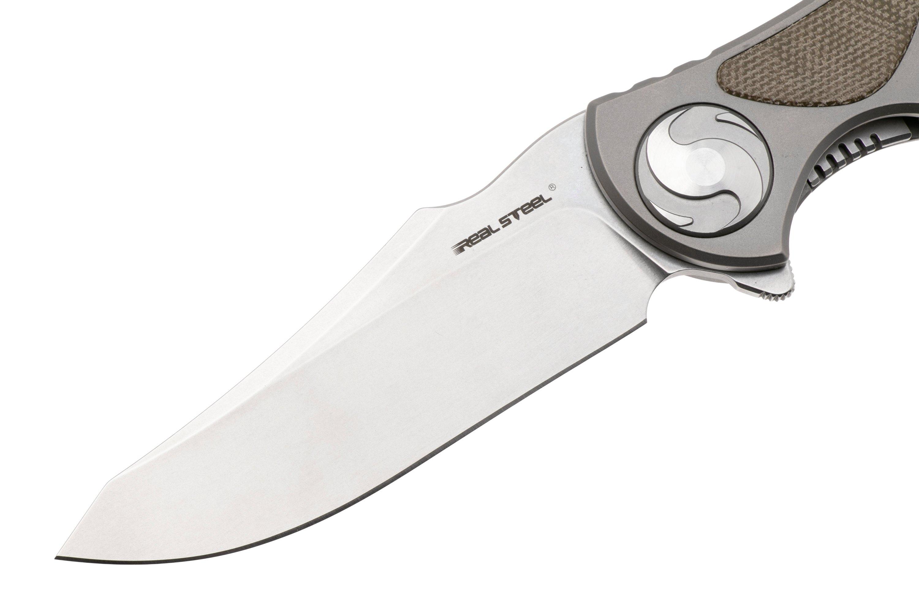 Real Steel Exorcist 9423, Stonewashed CPM S35VN, Sandblasted Titanium ...