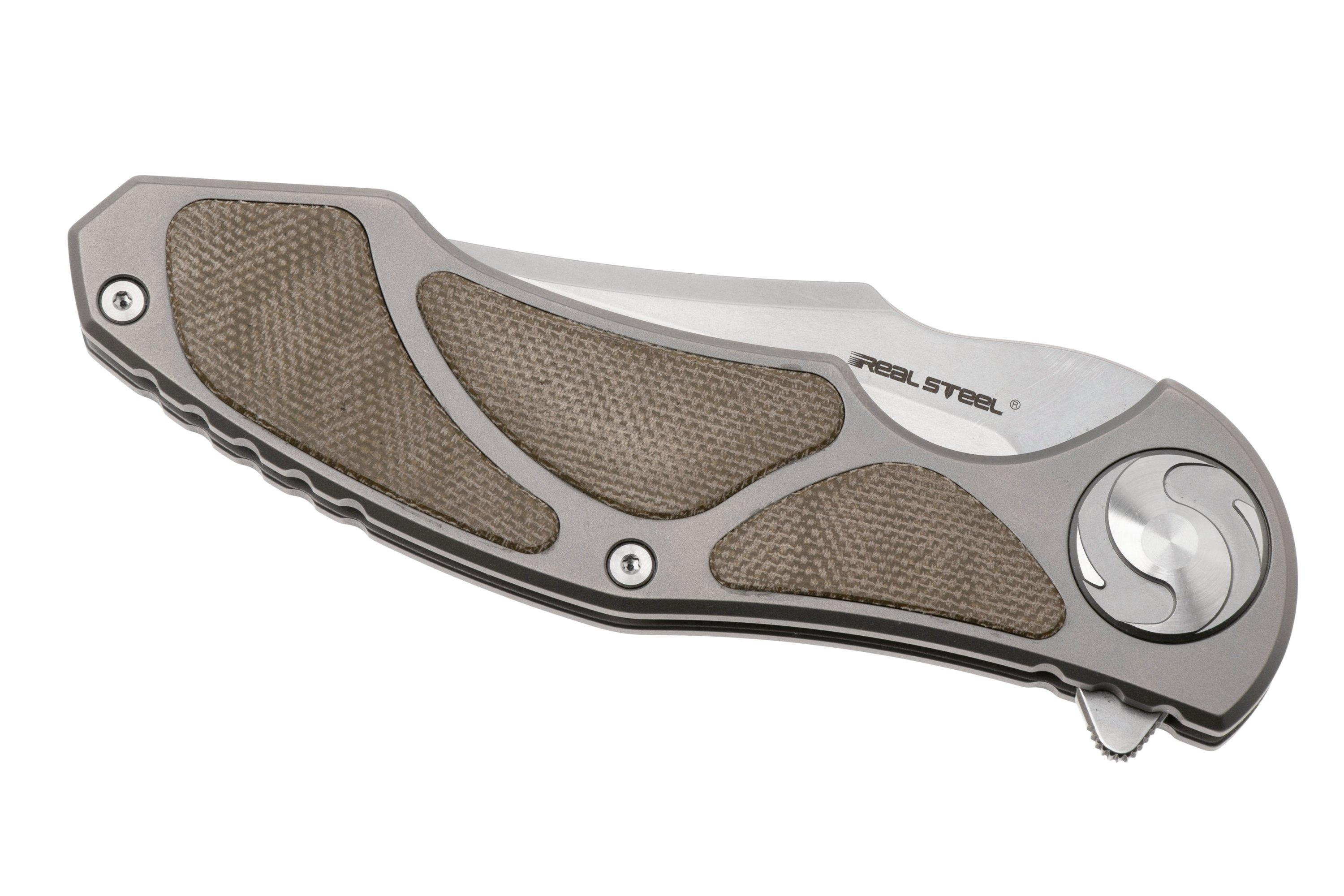 Real Steel Exorcist 9423, Stonewashed CPM S35VN, Sandblasted Titanium ...