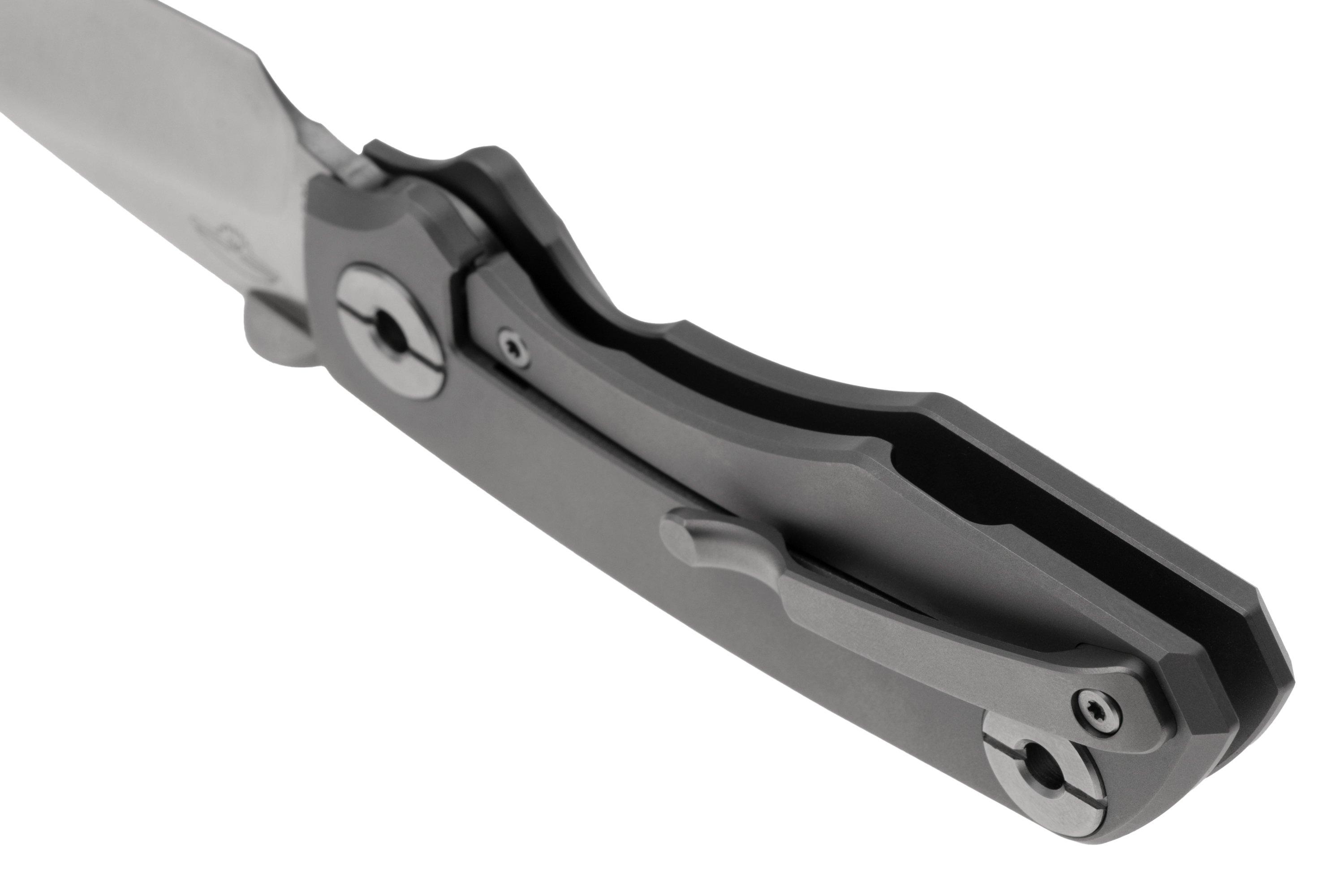 Real Steel Delta 2600, M7101 Satin S35VN, Titanium pocket knife ...