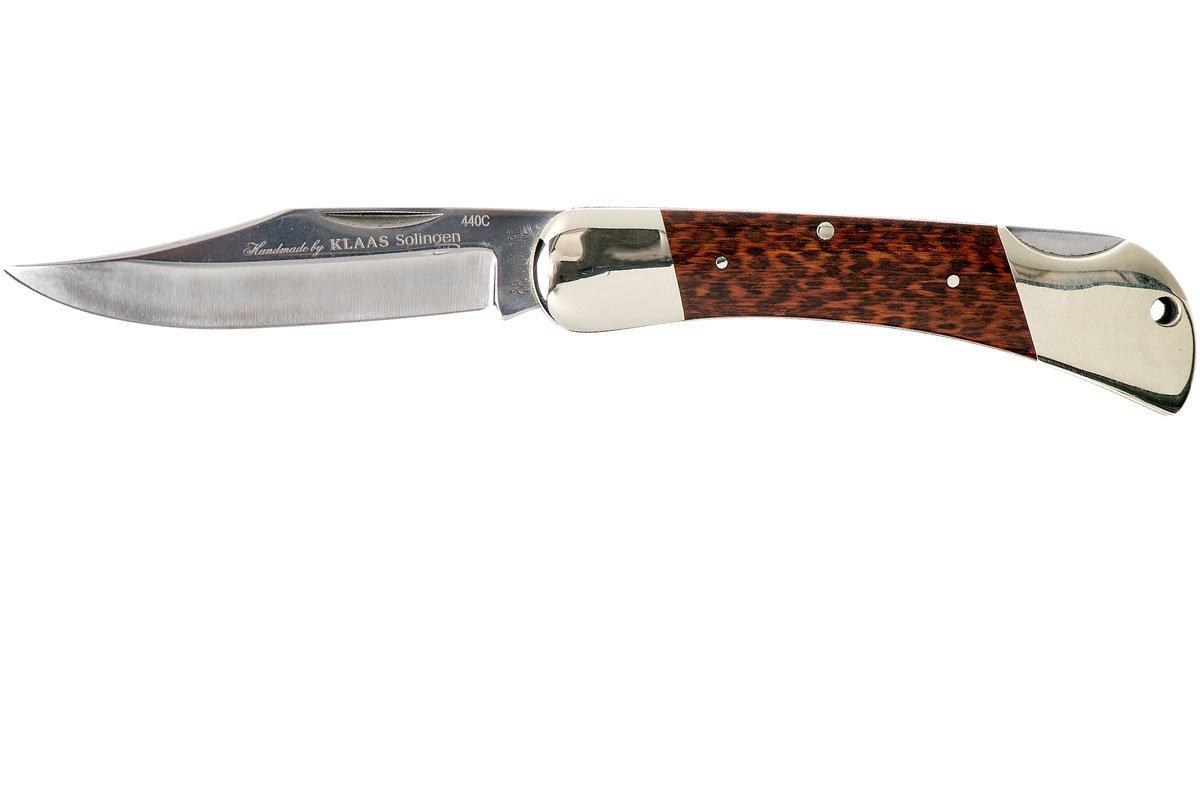 Robert Klaas Monolith 2000 Lockback 110mm Snake Wood 1997-441 hunting ...
