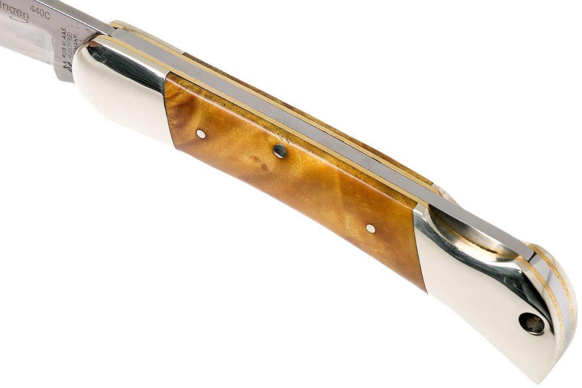 Robert Klaas Monolith 3000 Lockback 110mm Maple Wood 1997-460 hunting ...