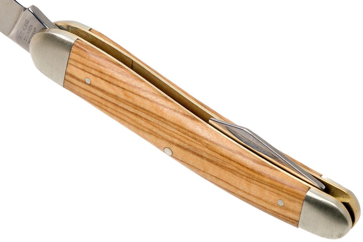 Robert Klaas Classic Line 100mm, Olive pocket knife with bottle opener ...