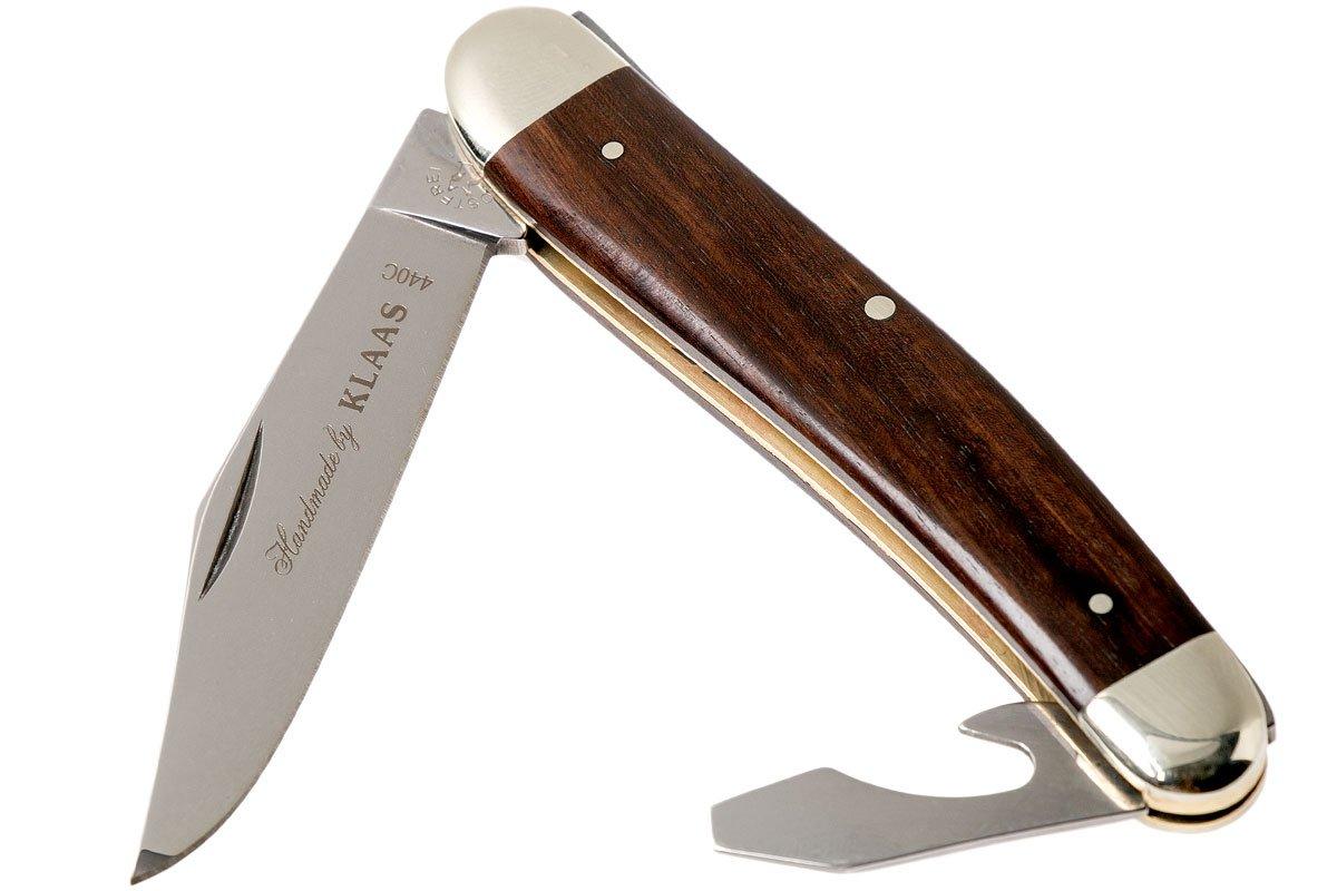Robert Klaas Classic Line 100mm Palissander 383-447 knife with bottle ...